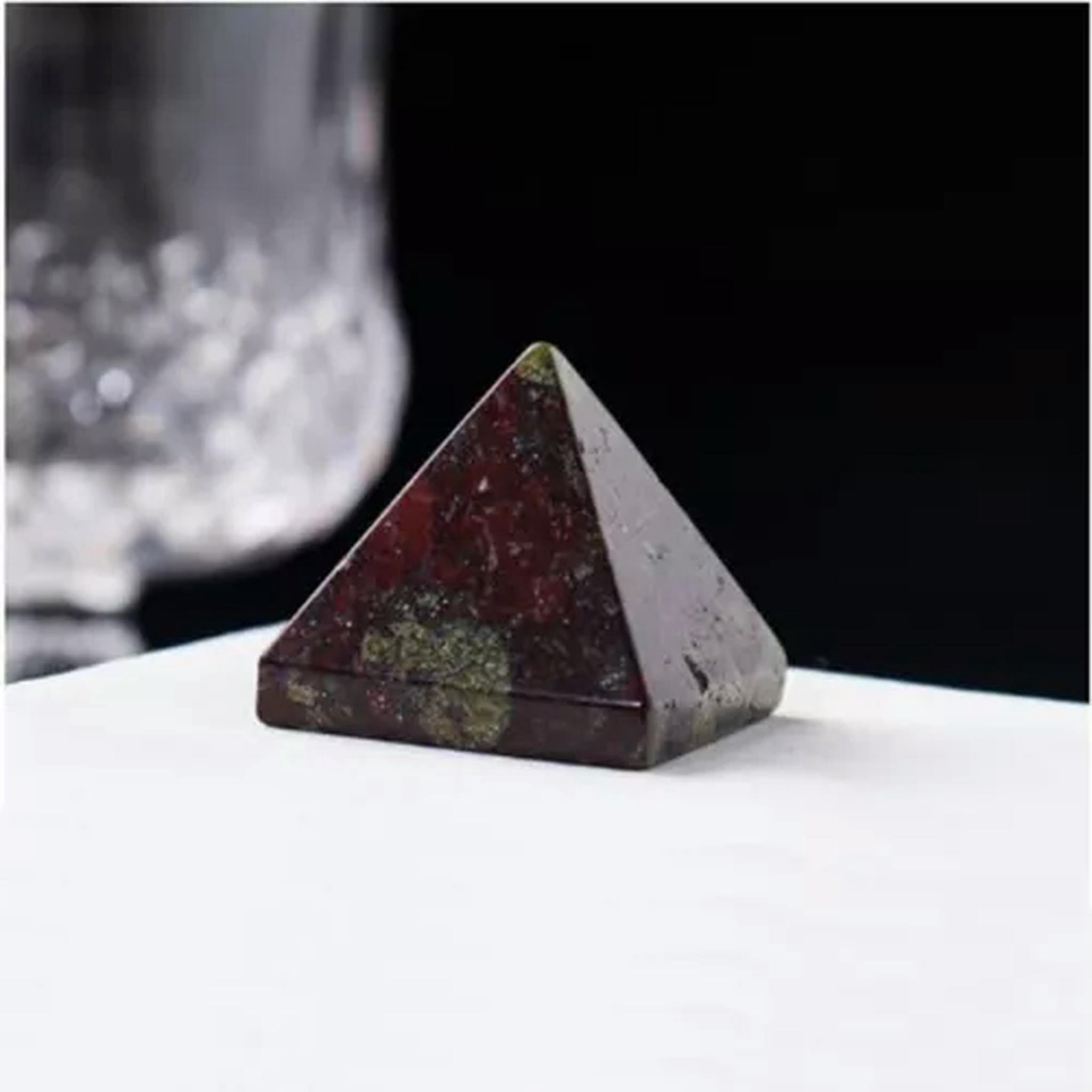 EOEMY Natural Quartz Crystal Egyptian Pyramid Chakra Reiki Mineral ...