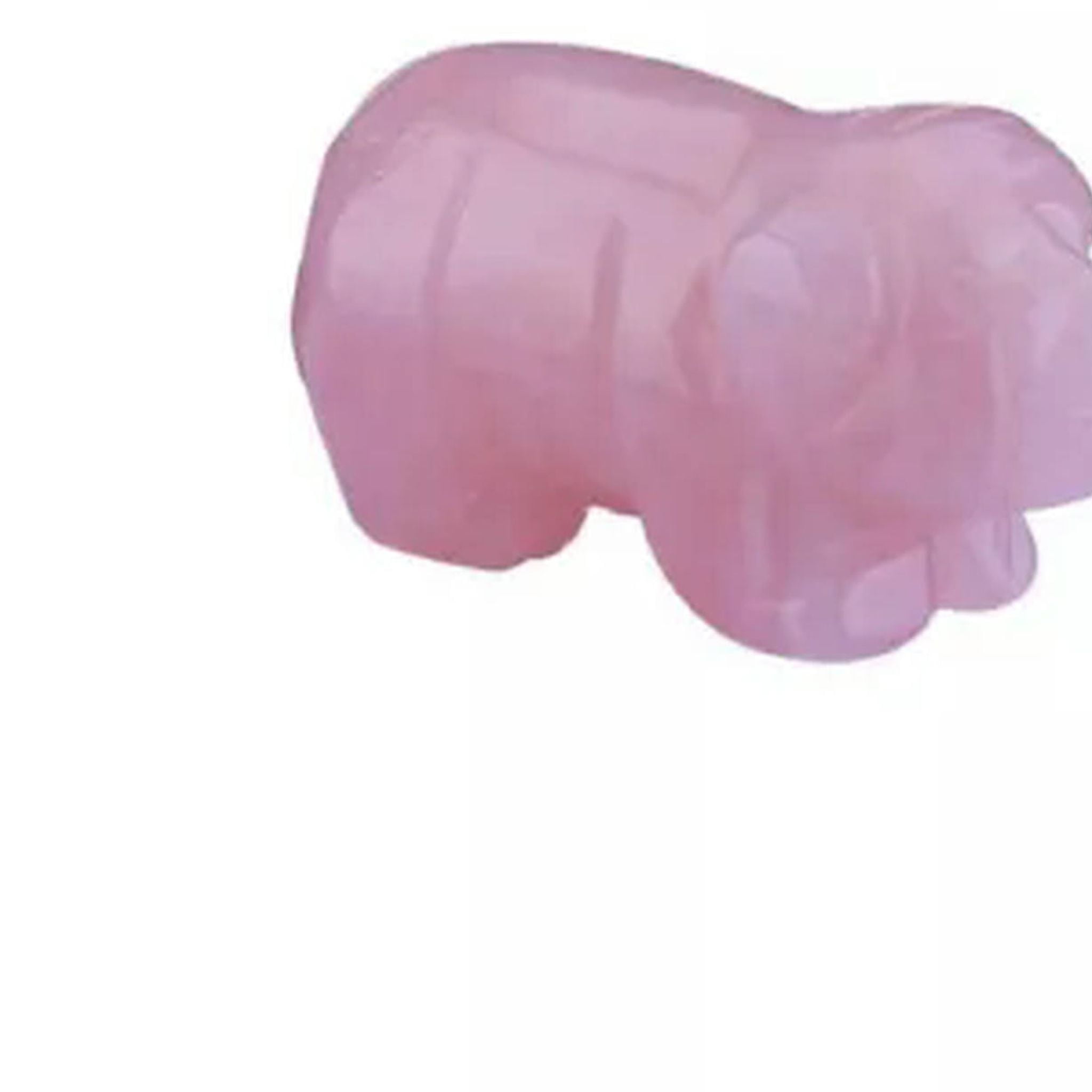 EOEMY Natural Quartz Crystal Skull Carved Pig Healing Stone Wild Boar ...