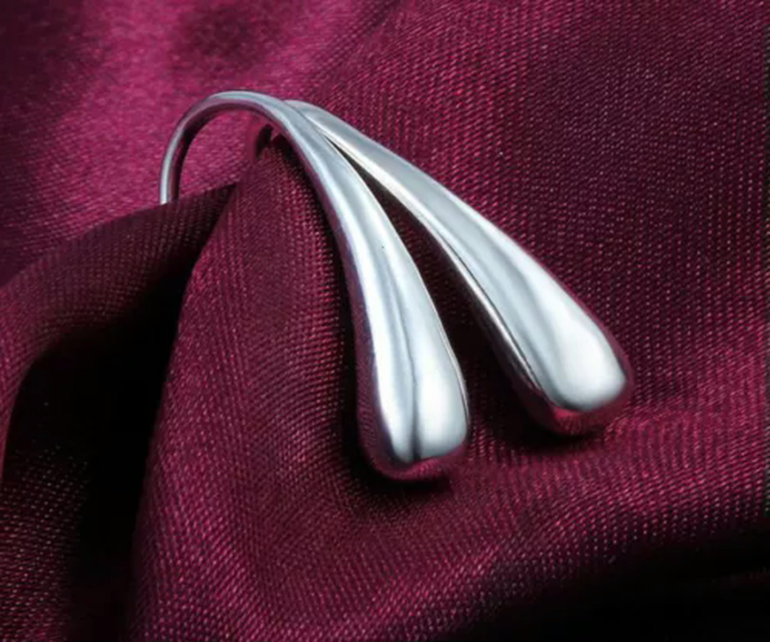 EOEMY New Wholesale Stunning 925 Sterling Silver Filled Solid Teardrop ...