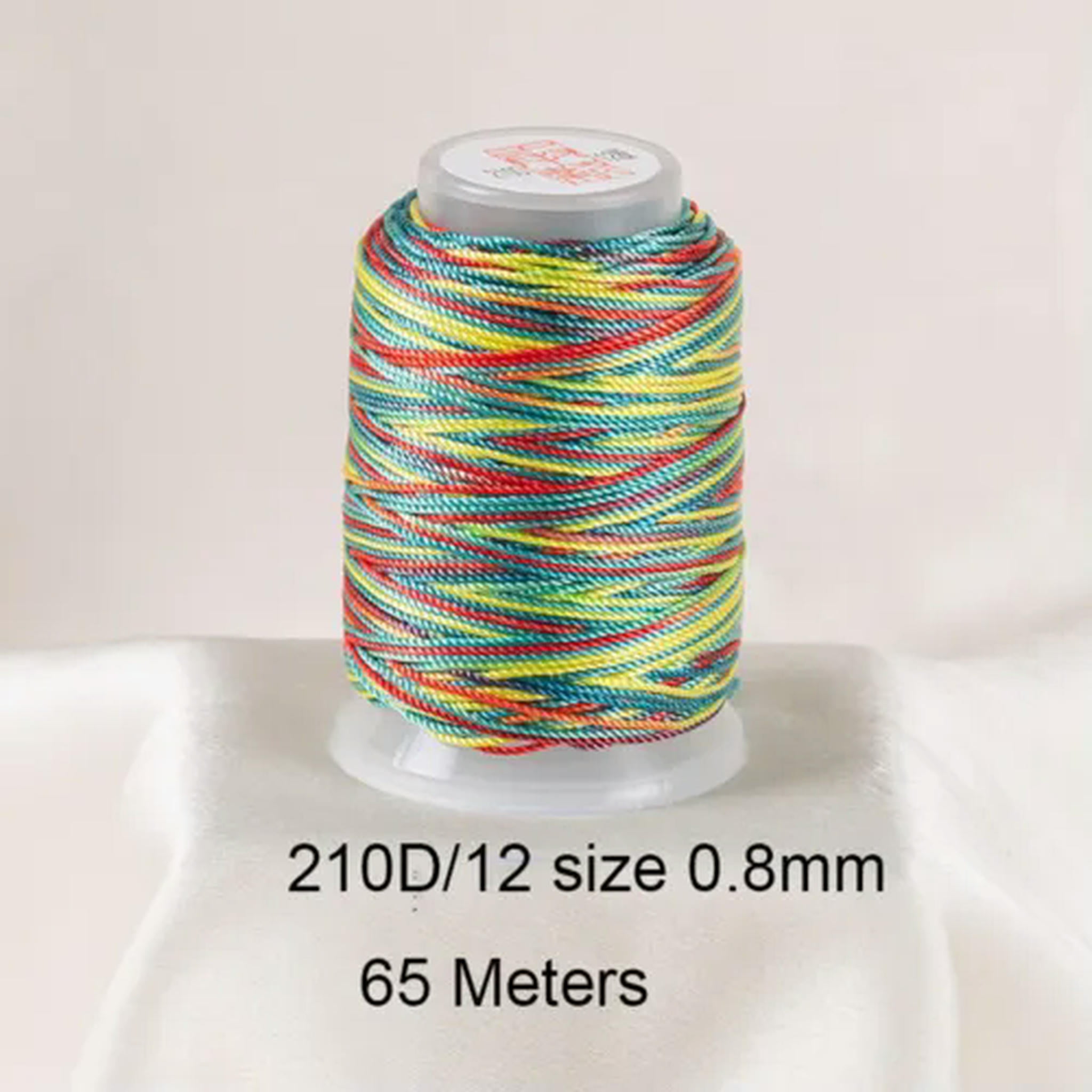 EOEMY One Spool Variegated Polyester Sewing Embroidery Thread String ...