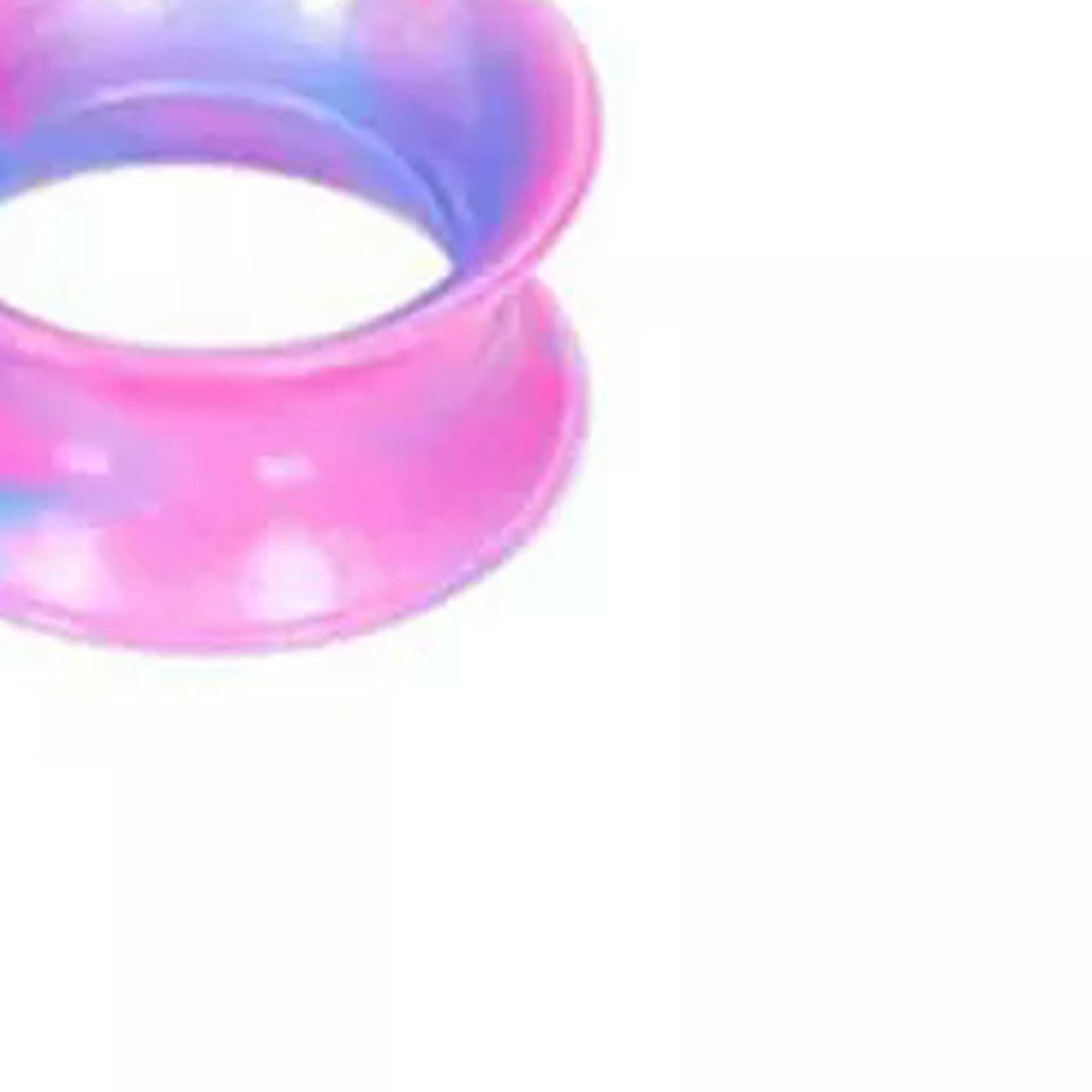 EOEMY Pair Thin Silicone Ear Skin Ear Tunnels Plugs Gauges Earskin ...