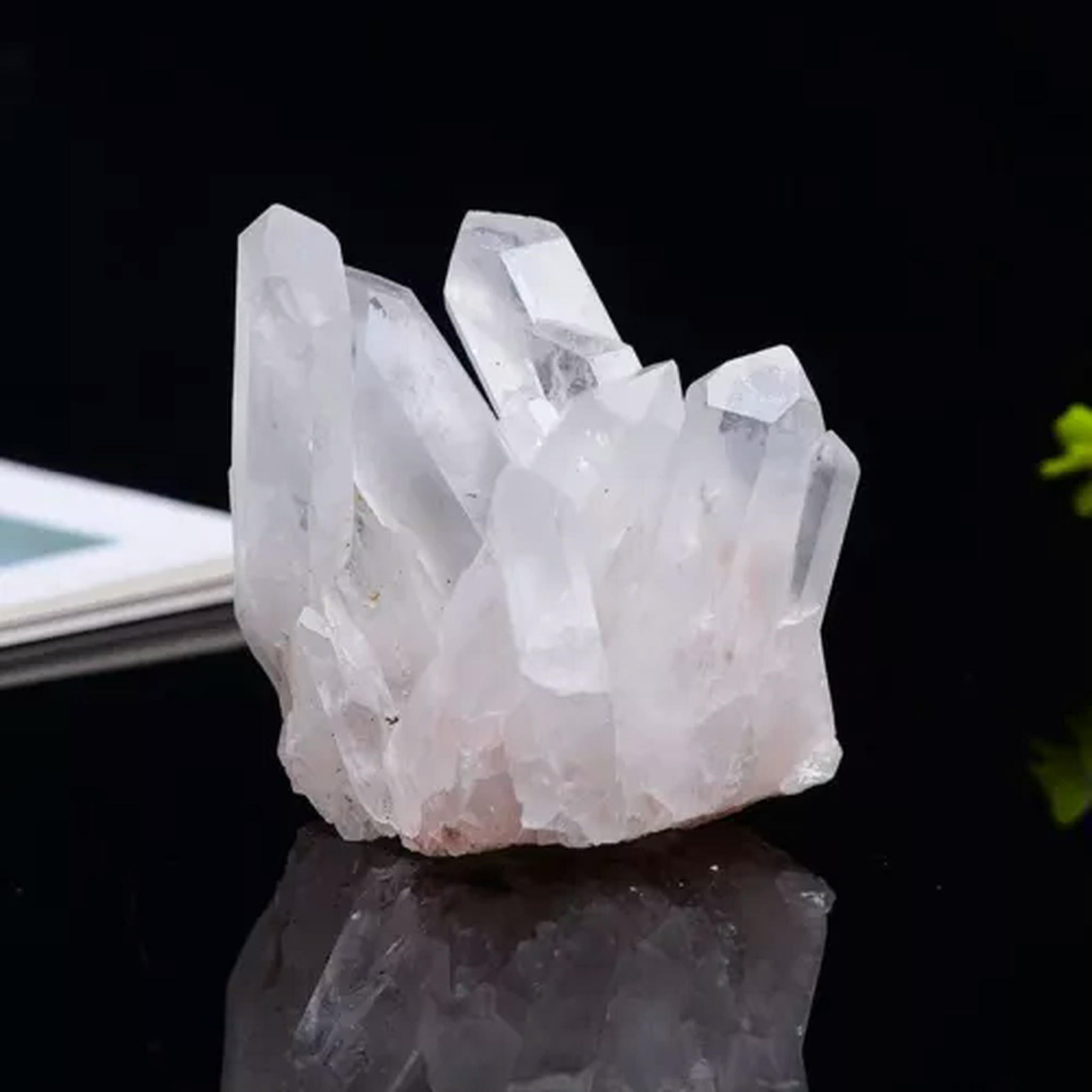 EOEMY Raw Natural Clear Quartz Crystal Cluster Rough Gemstone Geode ...