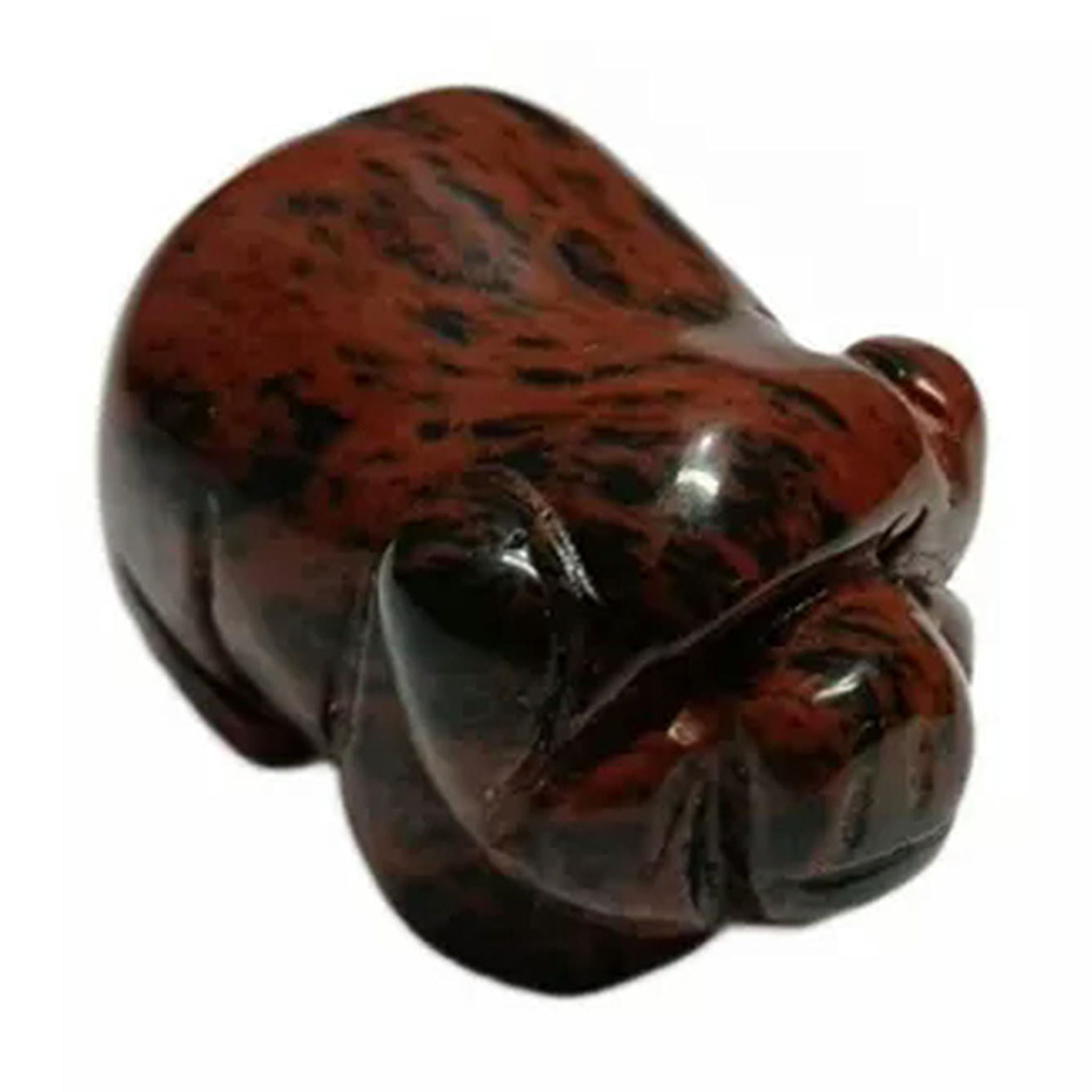 EOEMY Natural Quartz Crystal Pig Gemstone Carved Wild Boar Piggy Mini ...