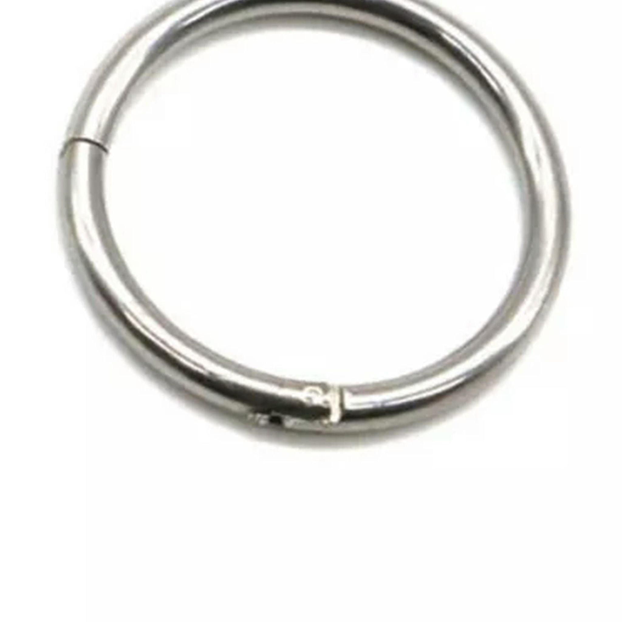 EOEMY Surgical Steel Hinge Segment Nose Septum Clicker Ear Helix Tragus ...