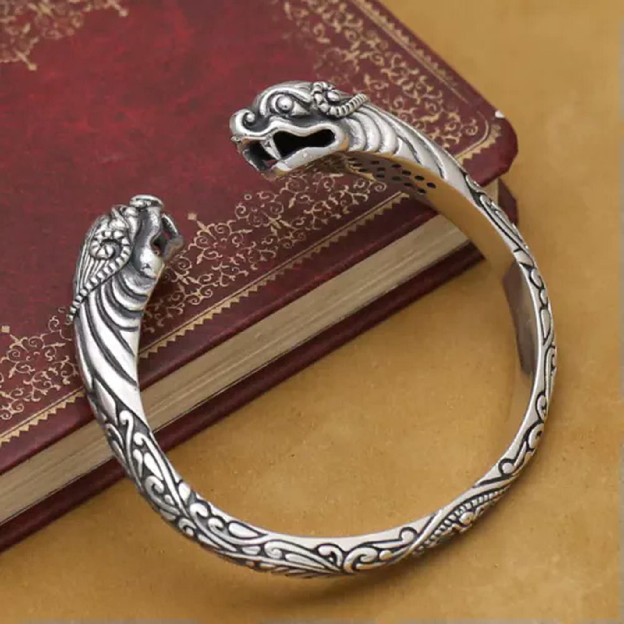 EOEMY Viking Fenrir Pengan Pure Solid 925 Sterling Silver Handmade ...