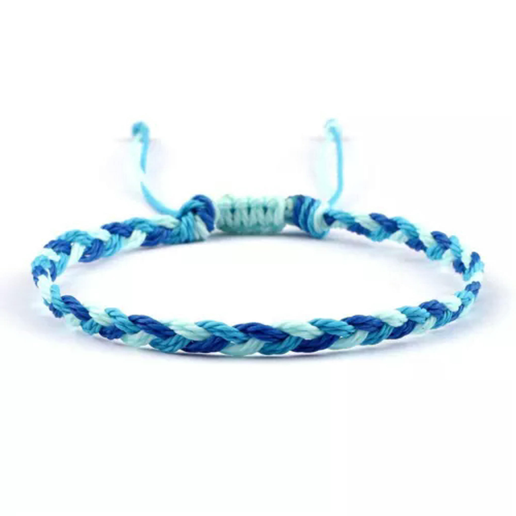 EOEMY Waxed String Bracelet Braided Thread Bangles Handmade Waterproof ...