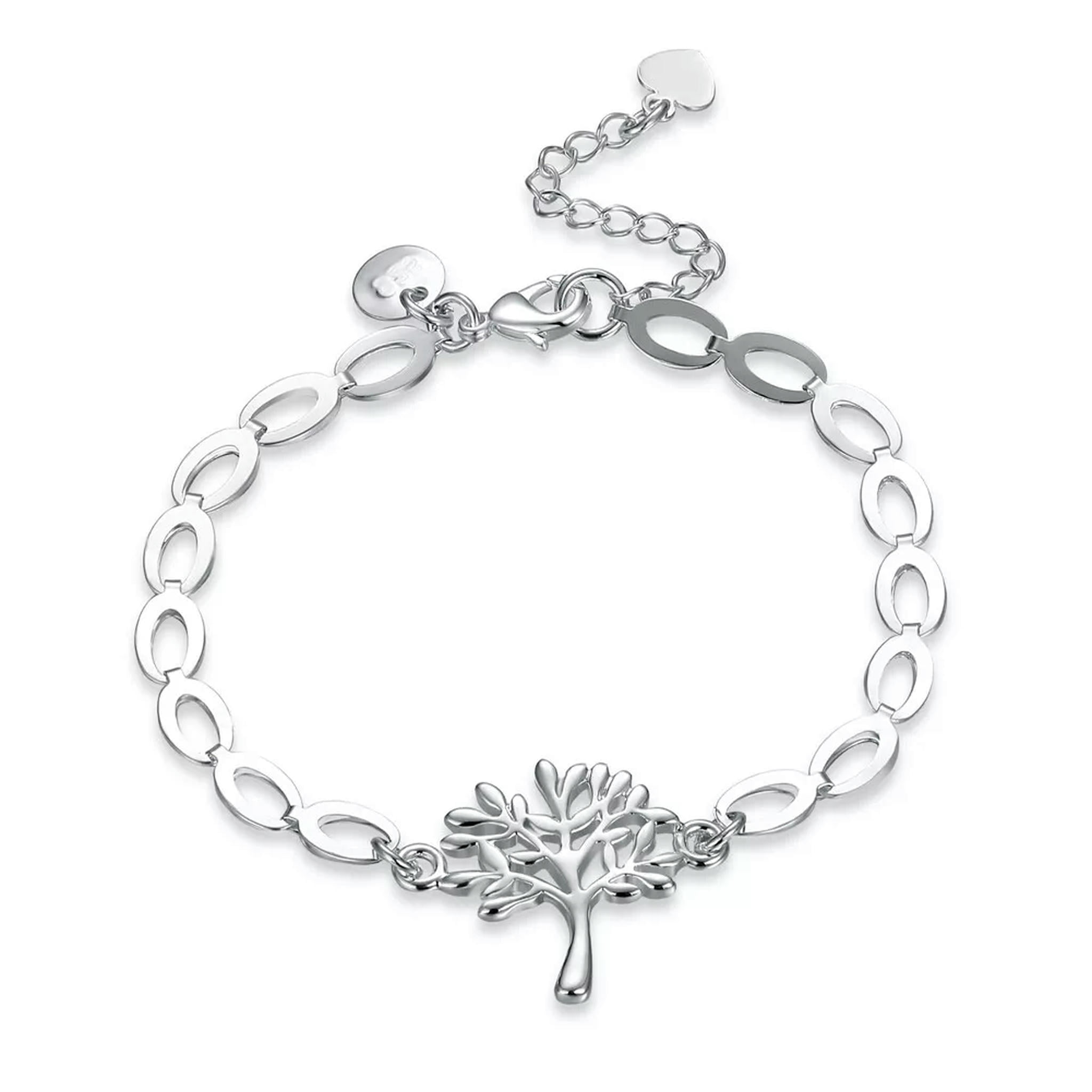 EOEMY Women Charms Fashion 925 Sterling Solid Silver Tree Of Life ...