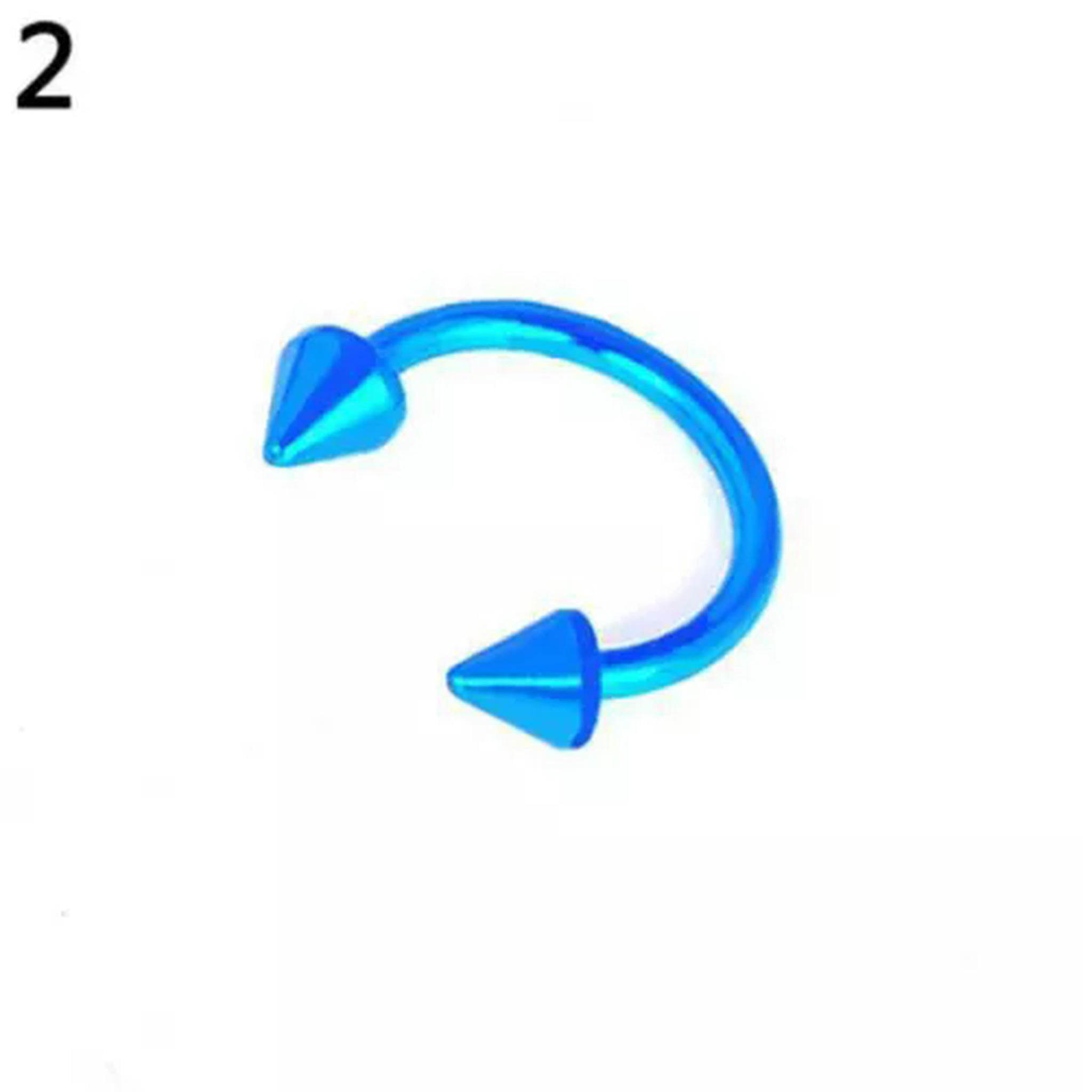 EOEMY Women Men Horseshoe Fake Nose Ring Hoop Lip Body Piercing Ear ...