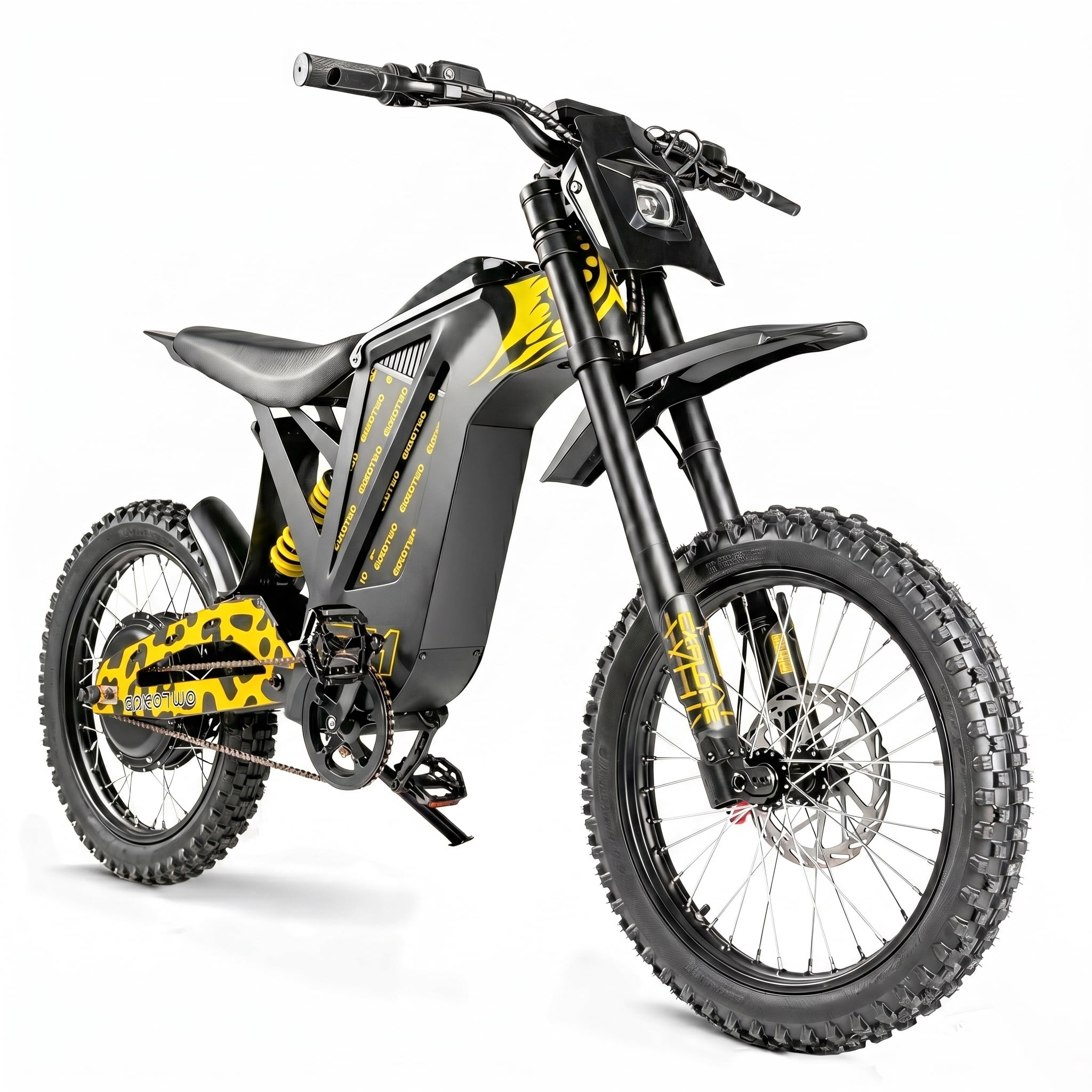 EOEOTWO EX1 Adult Off-Road Electric Bike, 3000W Motor & 40MPH Top Speed ...