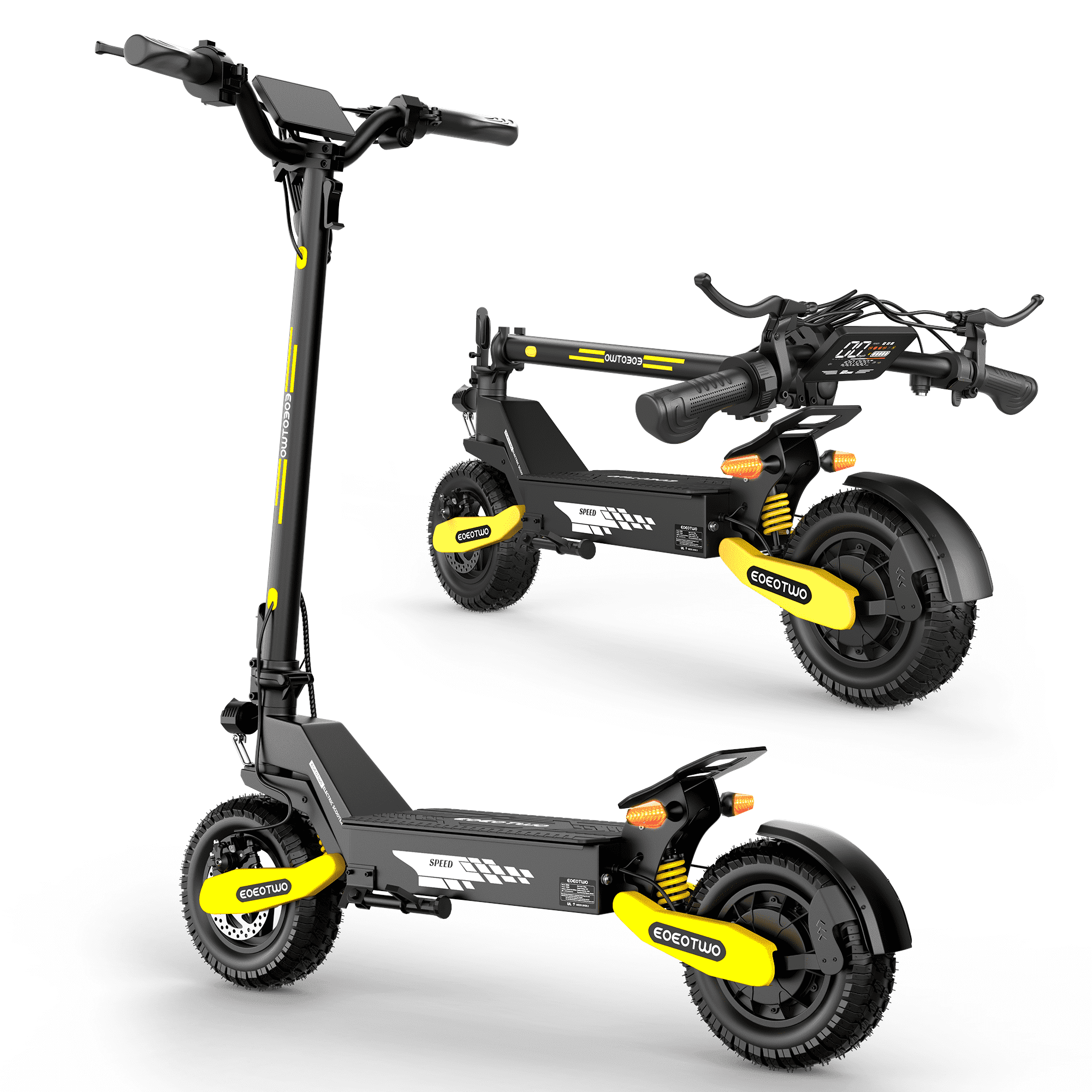 EOEOTWO GT06 Electric Scooter for Adults, 1200W Motor up to 30 MPH & 40 ...