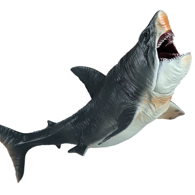 EOIVSH Large Megalodon Toy, Realistic Water Play Shark Figure for Kids ...