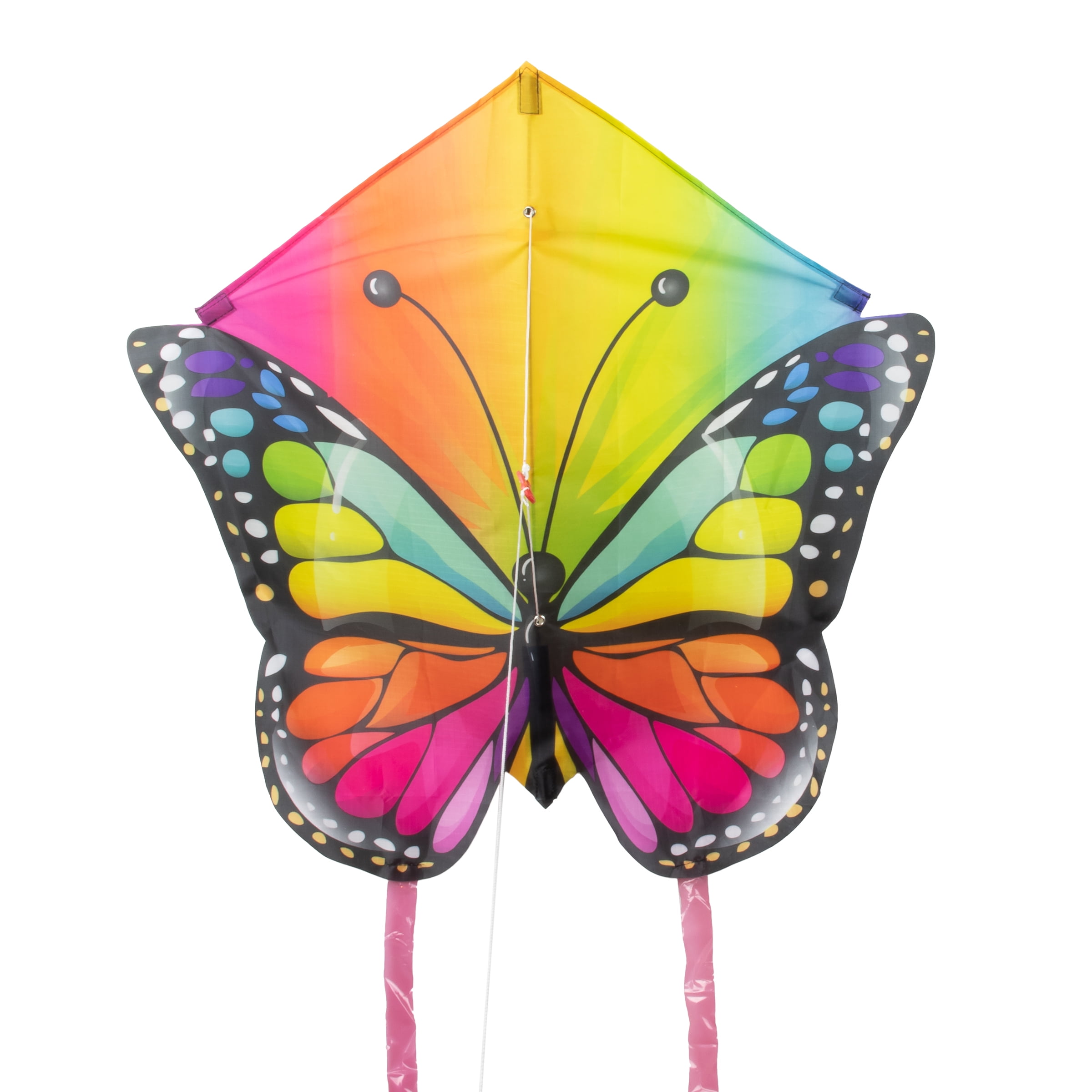 EOLO KITES Butterfly Kite - Easy Pop-Up Assembly - Wingspan - Walmart.com