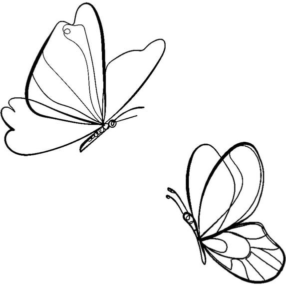 EONBES Black Metal Butterfly Wall Art Wall Decor Wall Sculpture Wall ...