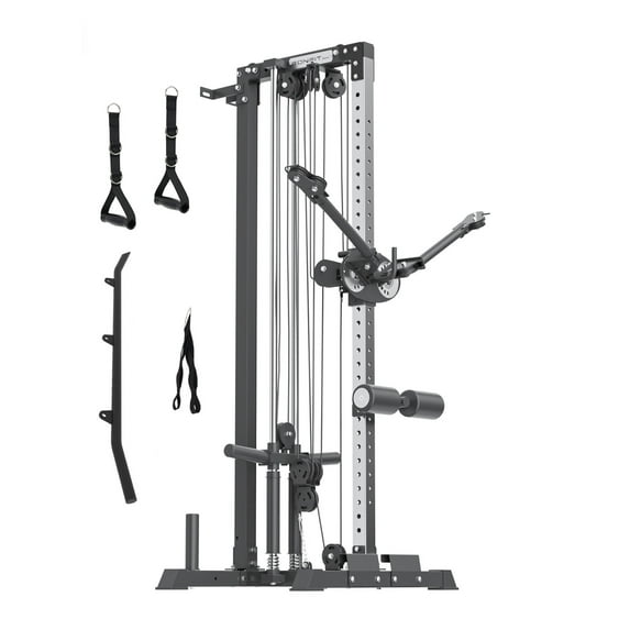 EONFIT Omni Home Gym: Cable Crossover, Lat Pulldown Tower with 33-Height Setting & Articulating ...