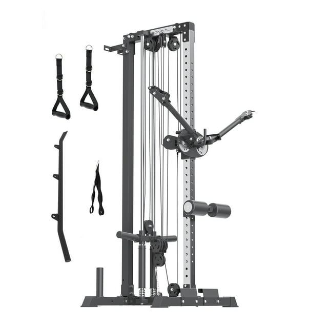EONFITOmni Home Gym Cable Crossover Machine, 33 Height Settings, Lat ...