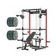 EONFITOmni Power Cage Home Gym Package, 1000LBS Multi-Functional ...