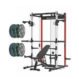 EONFITOmni Power Cage Home Gym Package, 1000LBS Multi-Functional ...