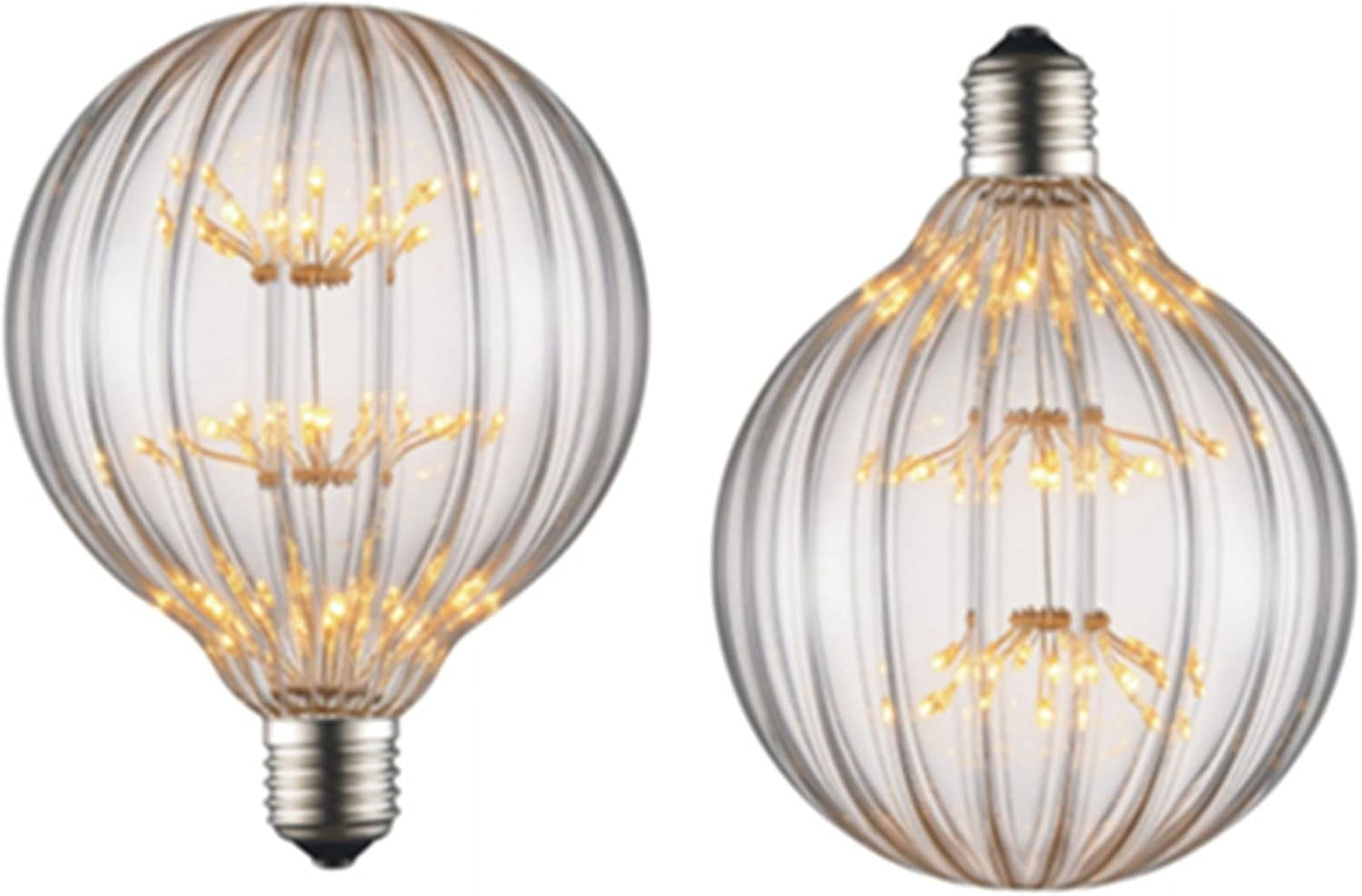 EONQY 2 Pack Led Bulb Vintage Light Bulb Starry Light Bulb Firework ...