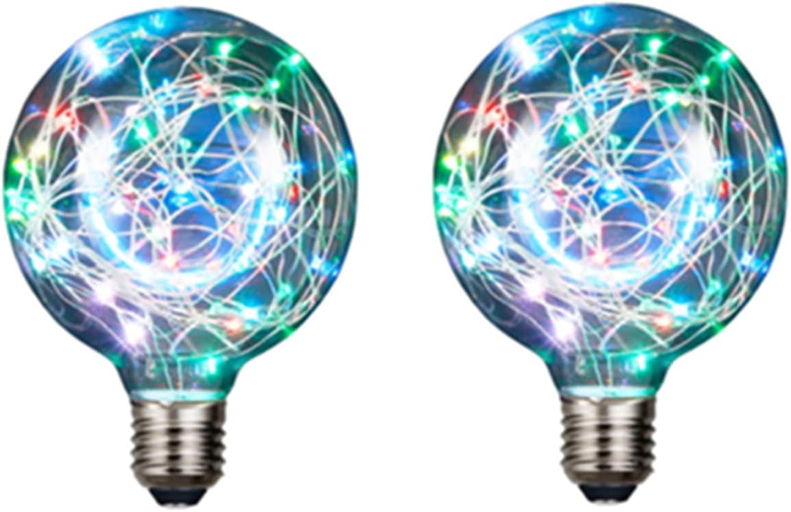 EONQY 2 Pack Vintage Edison Bulb, E27 220V 3W LED Decorative Light ...