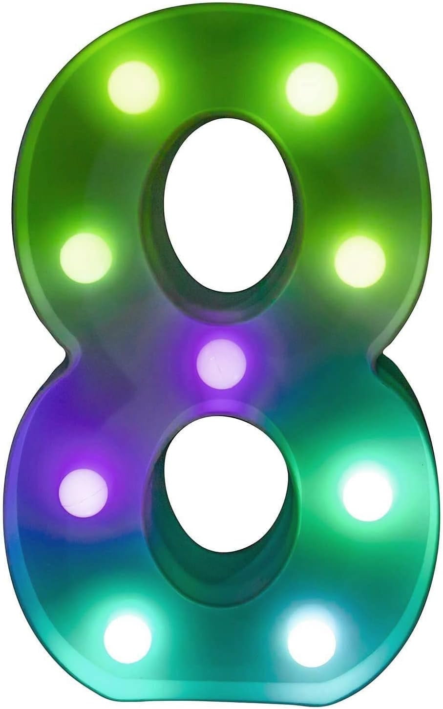 EONQY Alphabet Letter Lamp, Colorful Light up Letters Led Marquee ...