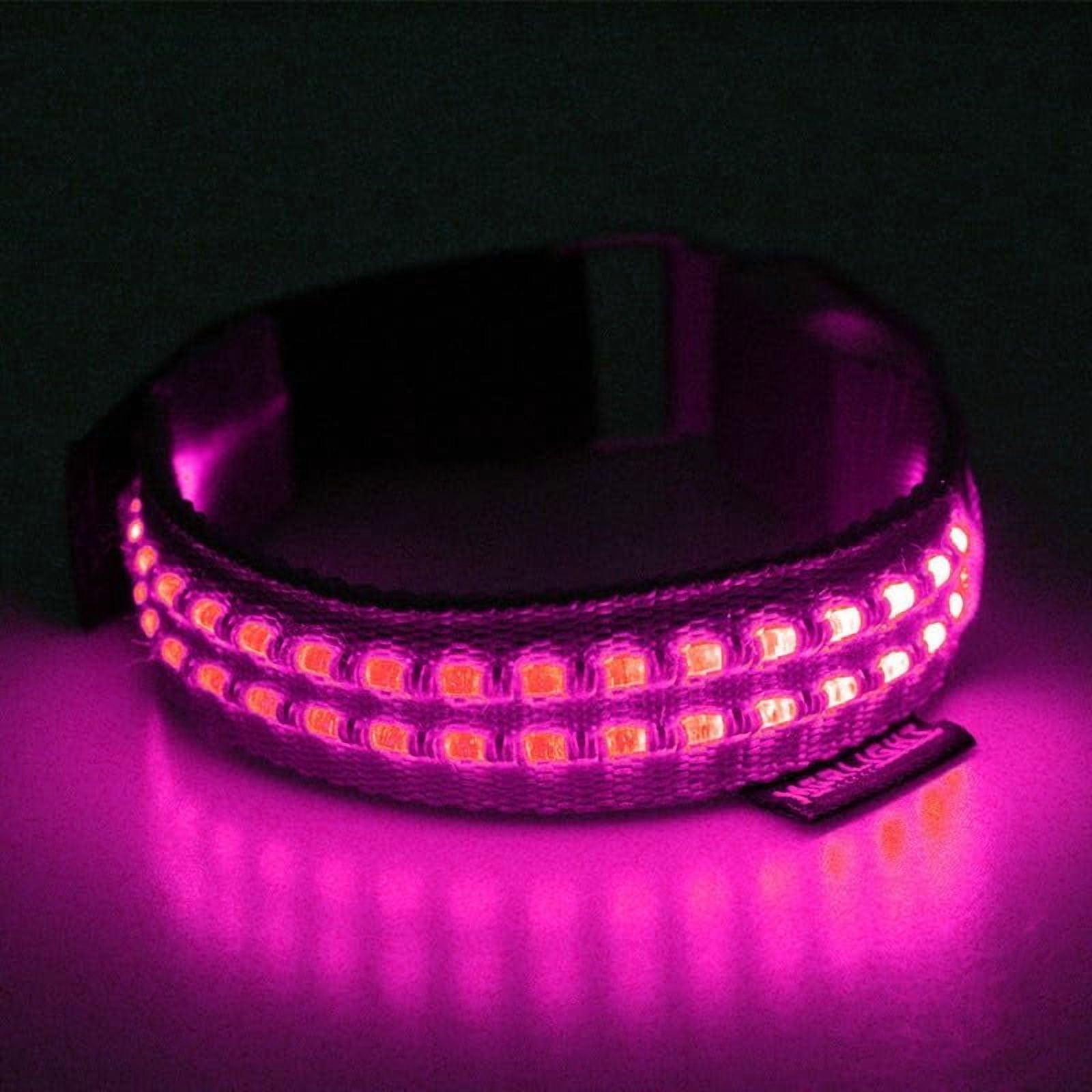 EONQY LED Armband, 3 Lighting Modes Battery Operated LED Light Up ...
