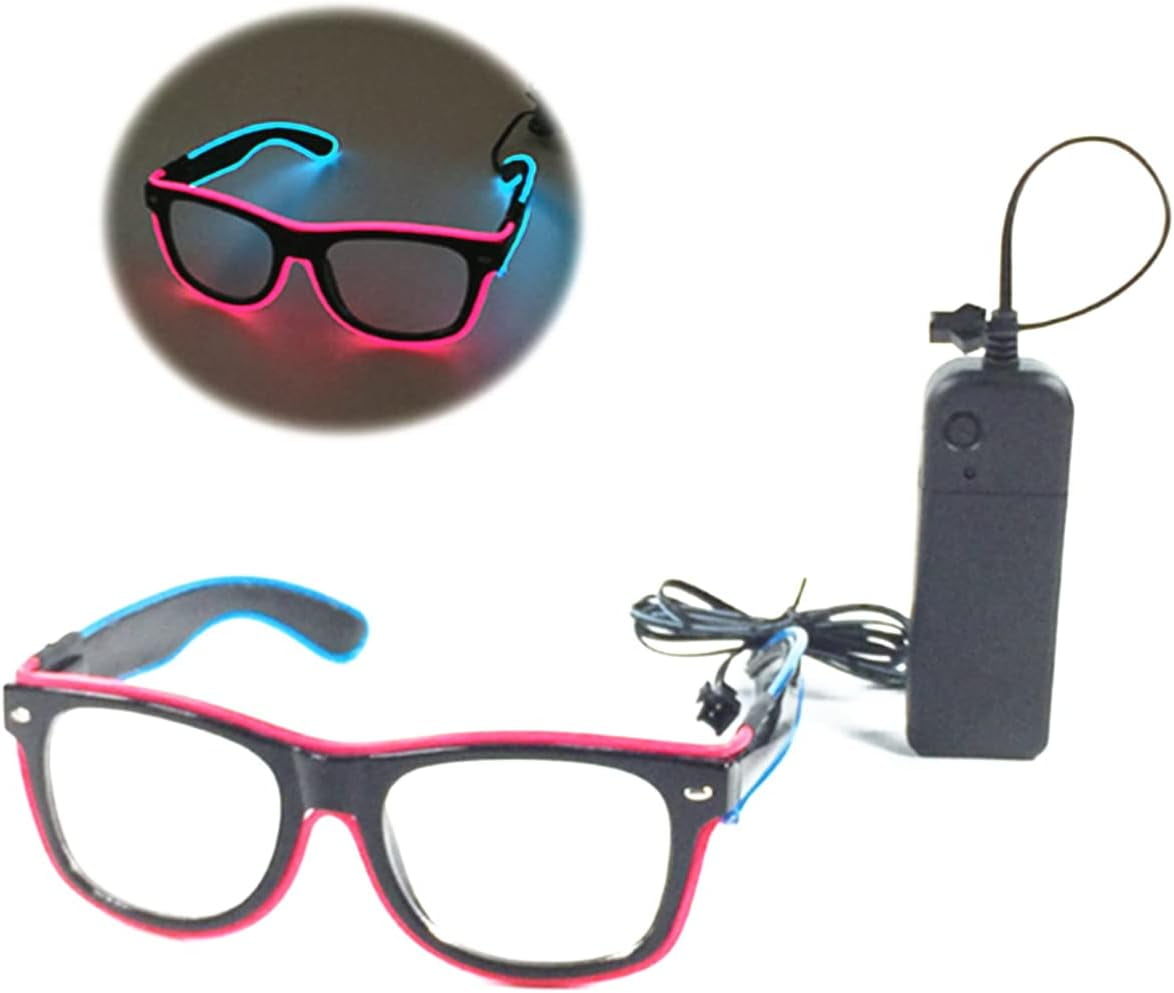 EONQY LED Glasses, LED Party Glasses Luminous Glasses Visor Glasses ...
