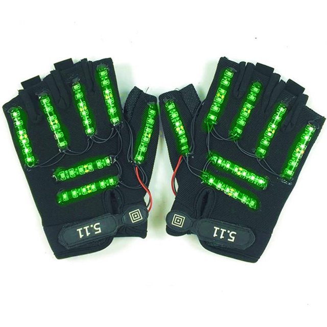 EONQY LED Gloves, Light up Gloves LED Skeleton Gloves LED Party Gloves ...