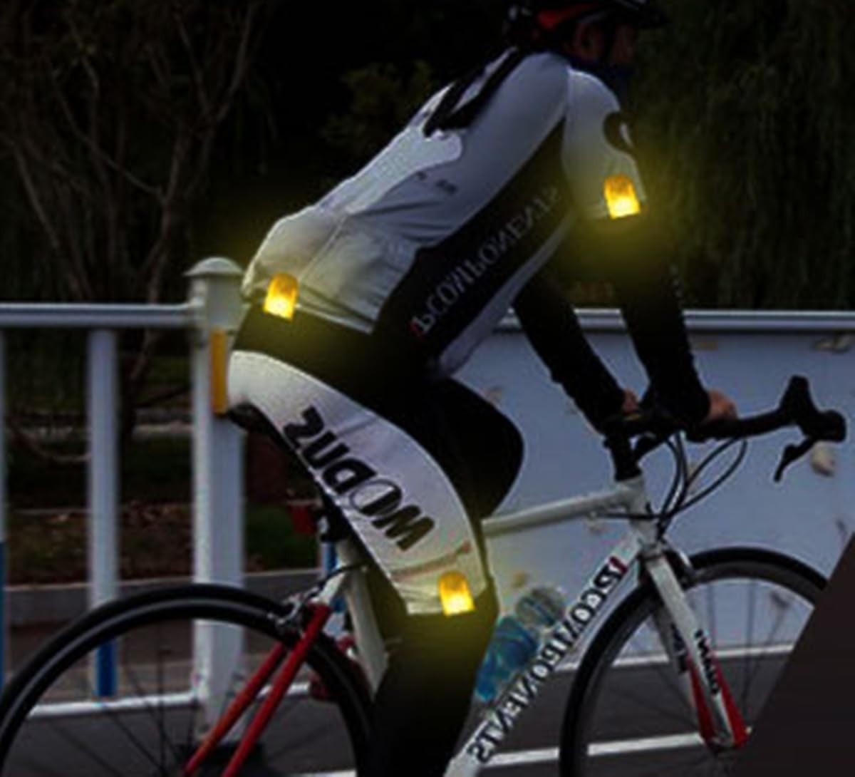 EONQY LED Safety Light Magnetic Clip on, 5 Pack Running Lights for ...