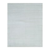 EORC Ivory Handmade Wool & Viscose Transitional Urban Rug, 5' x 8 ...