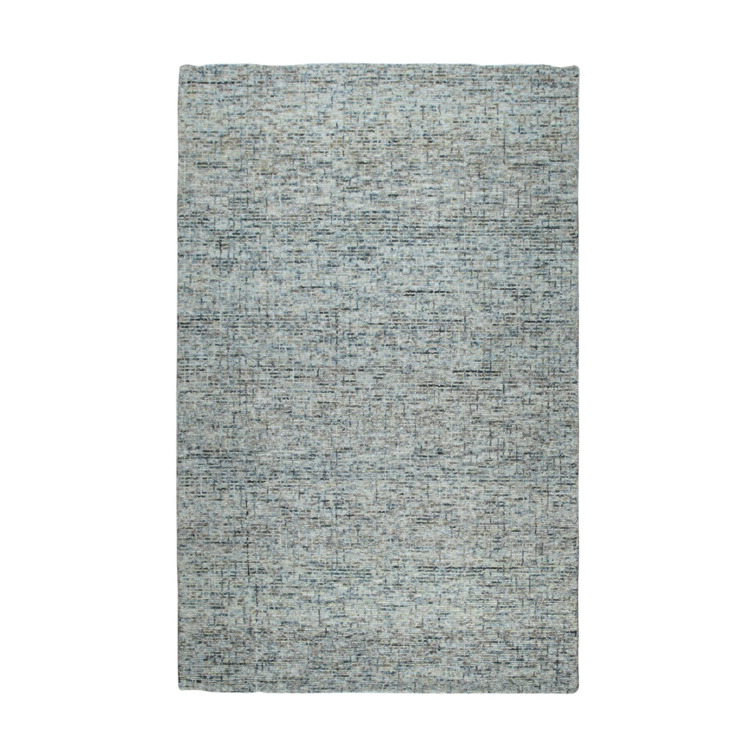 EORC ME11NV5X8 Hand-Tufted Wool Modern Tufted Loop Rug, 5' x 8', Medium ...