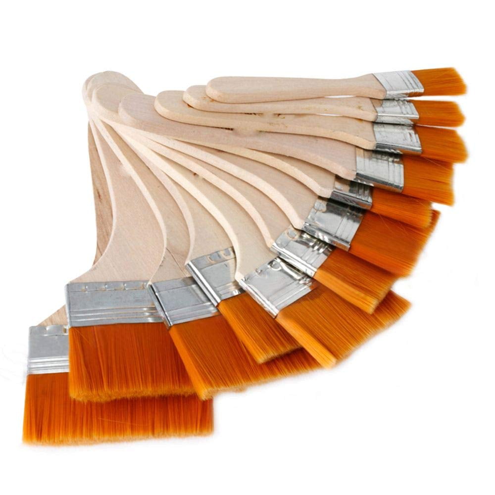 EORTA Set ofTRDN 12 Art Paint Brushes Assorted Sized Nylon Painting ...