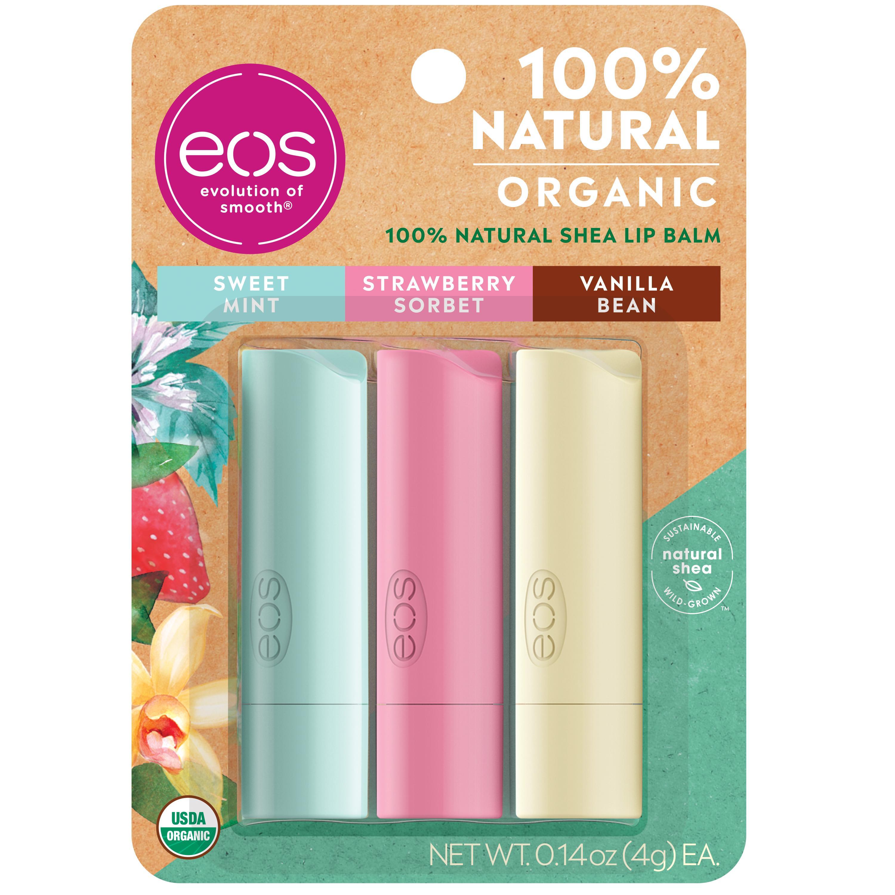 eos 100% Natural & Organic Lip Balm Sphere - Honey | 0.25 oz - Walmart.com
