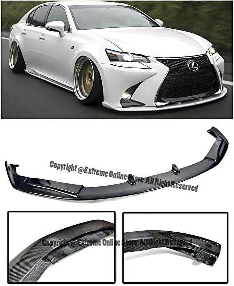 EOS Carbon Fiber Body Kit Front Bumper Lip Splitter - For Lexus GS 16 ...