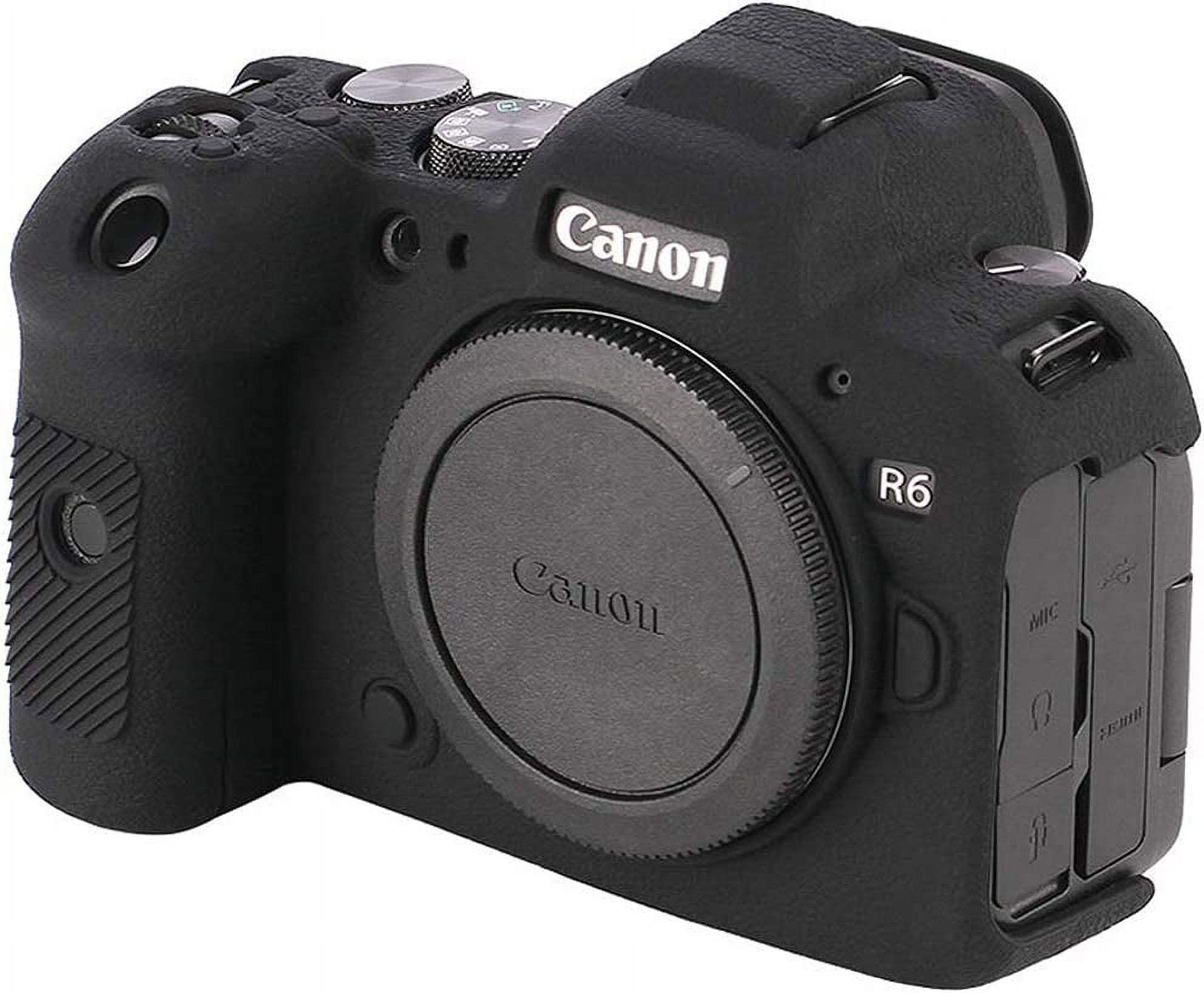EOS R6 Rubber Camera Case Body Bag Full Cover with fine Texture ...