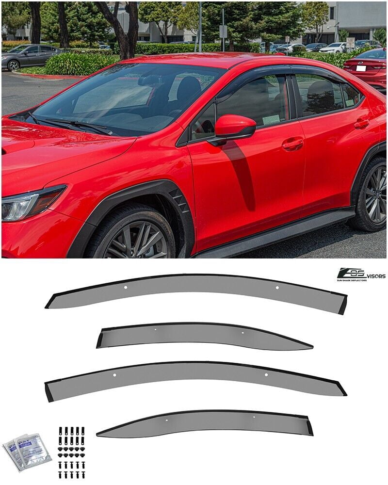 EOS Visors Replacement For 2022-Present Subaru WRX JDM Mugen Clip-On ...