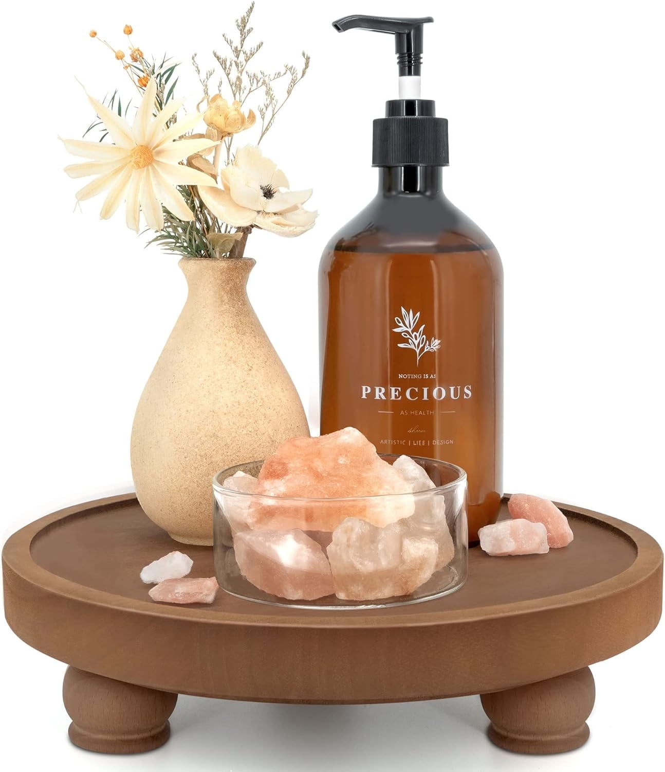 EOSAHR Decorative Wooden Riser for Home Decor : Farmhouse Display Stand ...