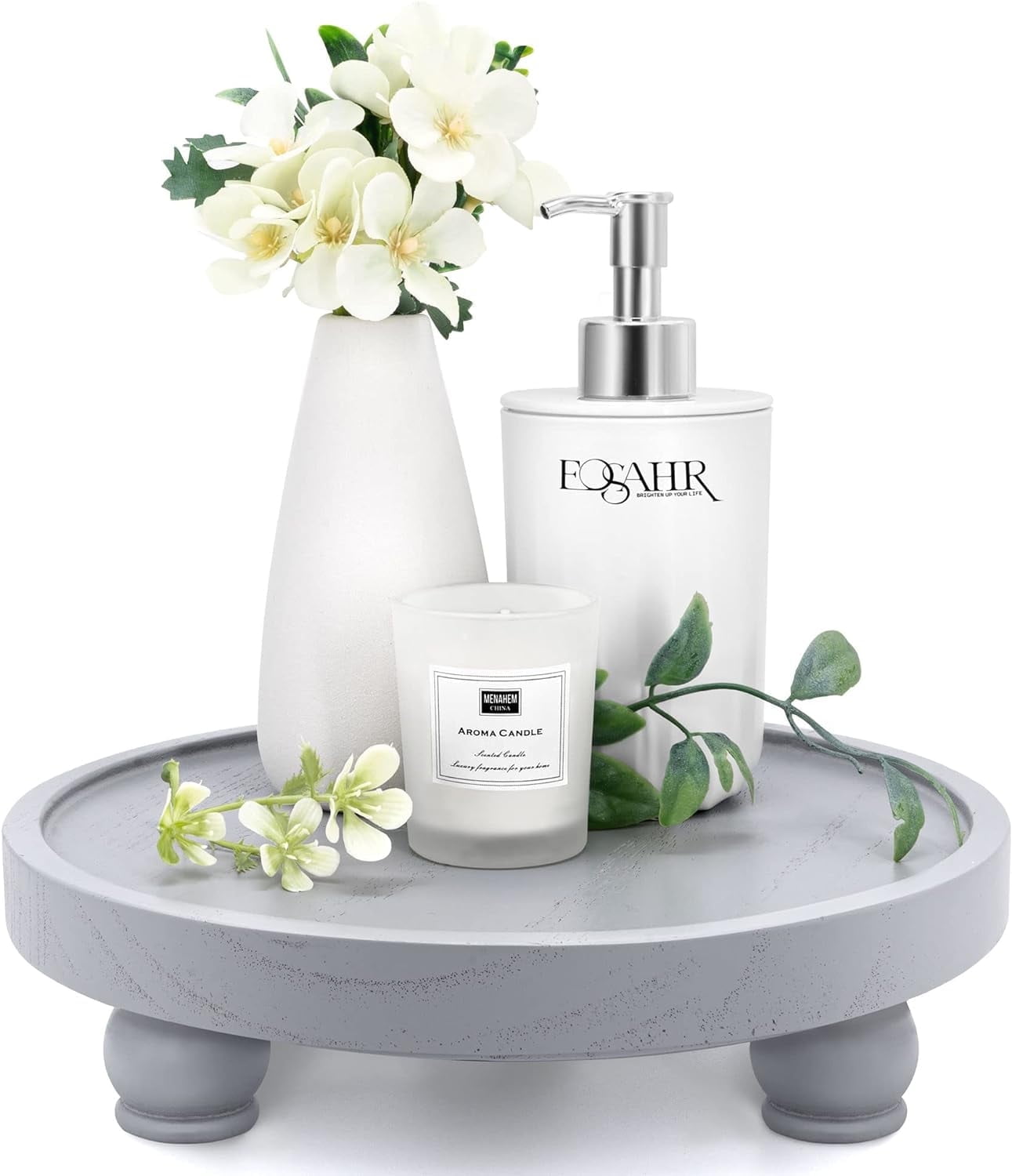 EOSAHR Decorative Wooden Riser for Home Decor : Farmhouse Display Stand ...