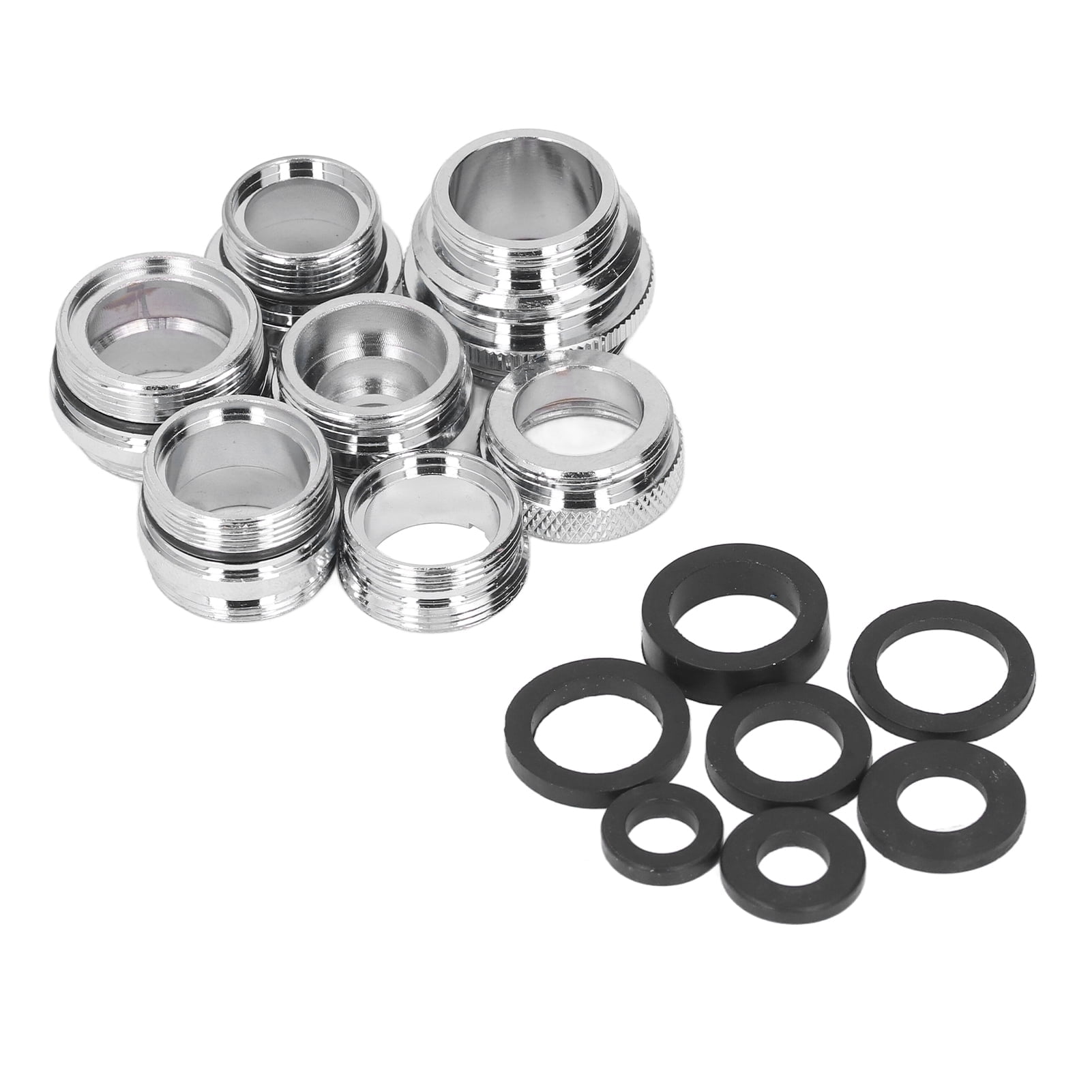 EOTVIA 7-Piece Brass Faucet Adapter Kit, Connector for Garden Hose ...