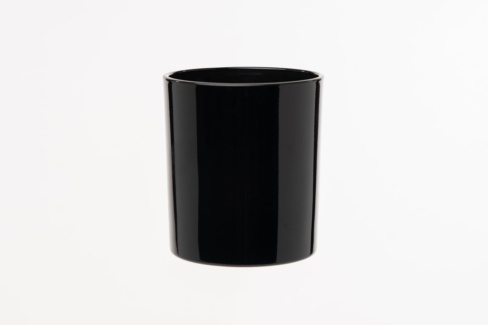 EOTW Candle Supply 10 oz. Empty 12 Pack Luxury Glossy Black Jars for ...