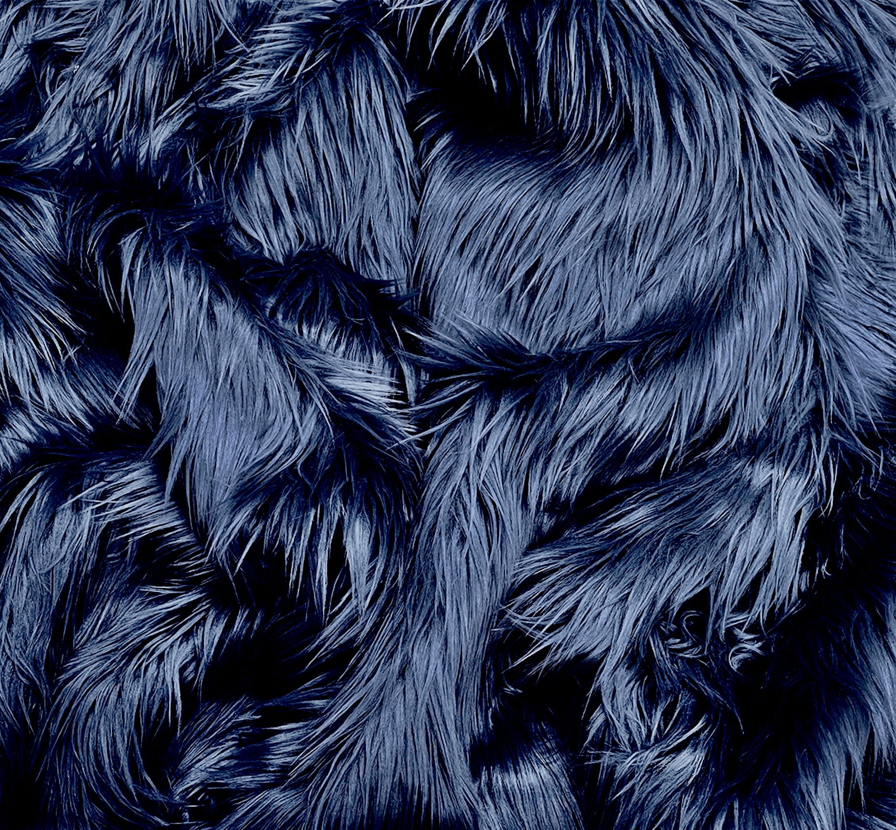 EOVEA Shaggy Faux Fur Fabric by The Yard - 180" X 60" Inch - Long Pile ...