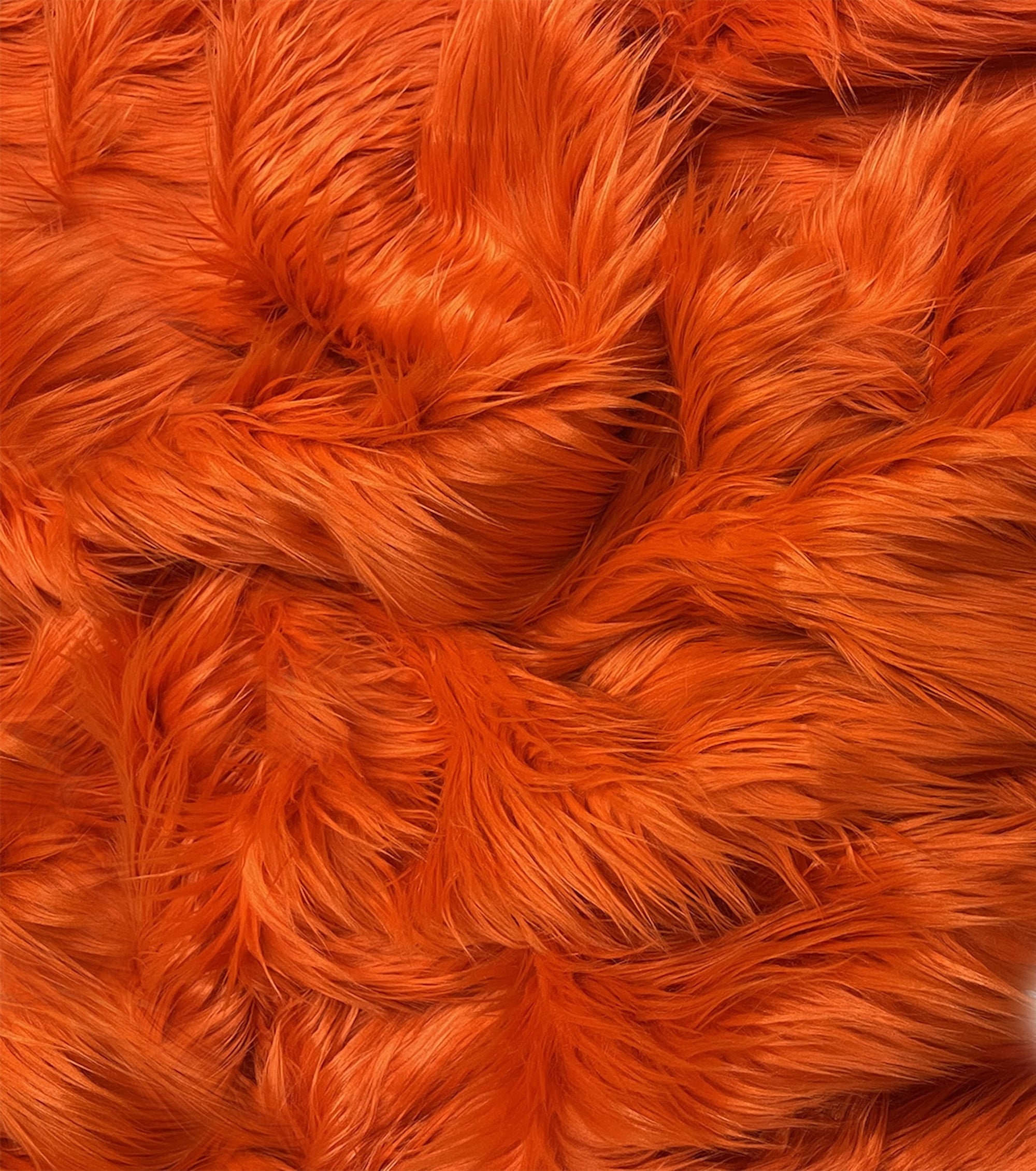 EOVEA Shaggy Faux Fur Fabric by The Yard - 18" X 60" Inch - Long Pile ...
