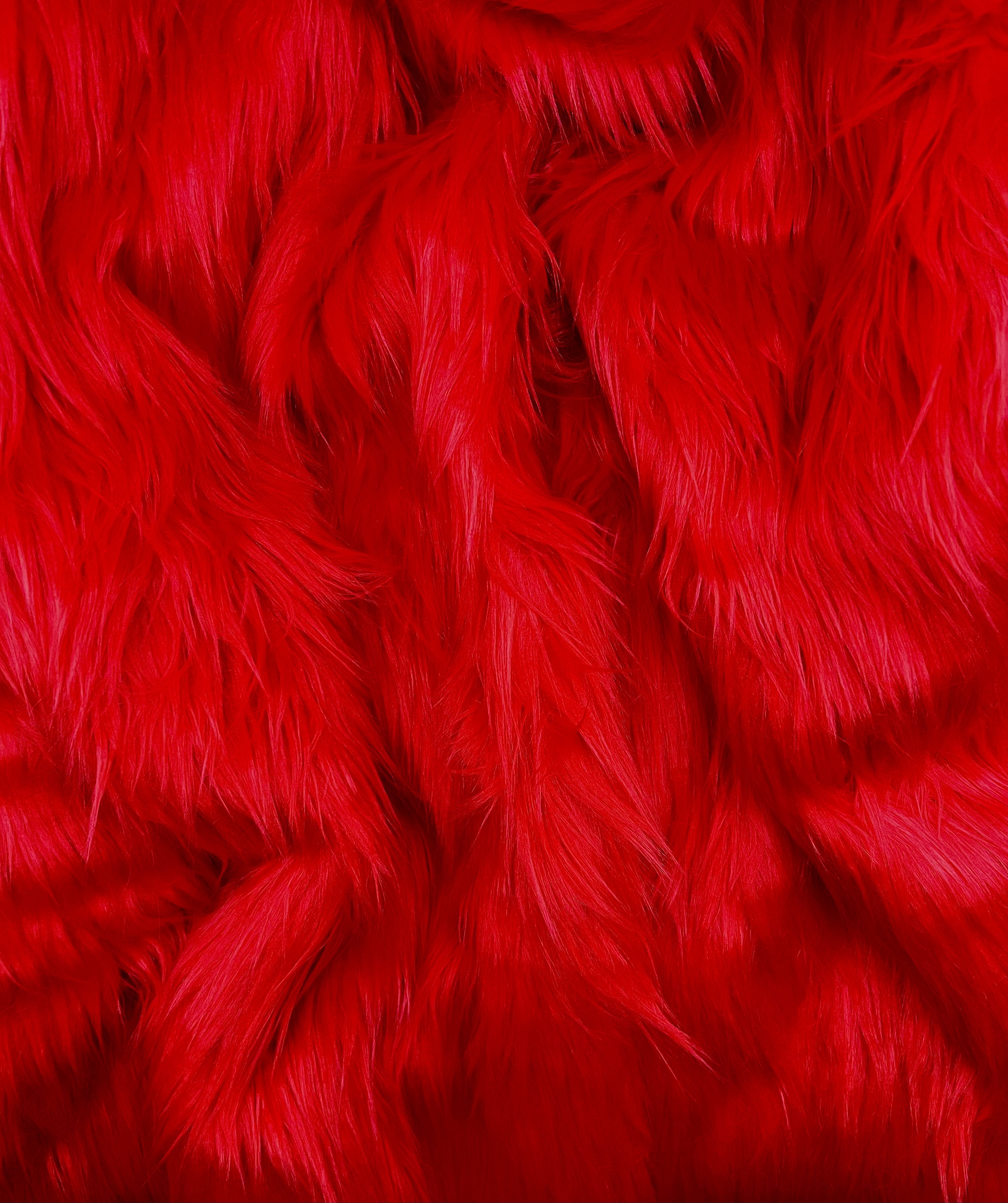 EOVEA Shaggy Faux Fur Fabric by The Yard - 18" X 60" Inch - Long Pile ...