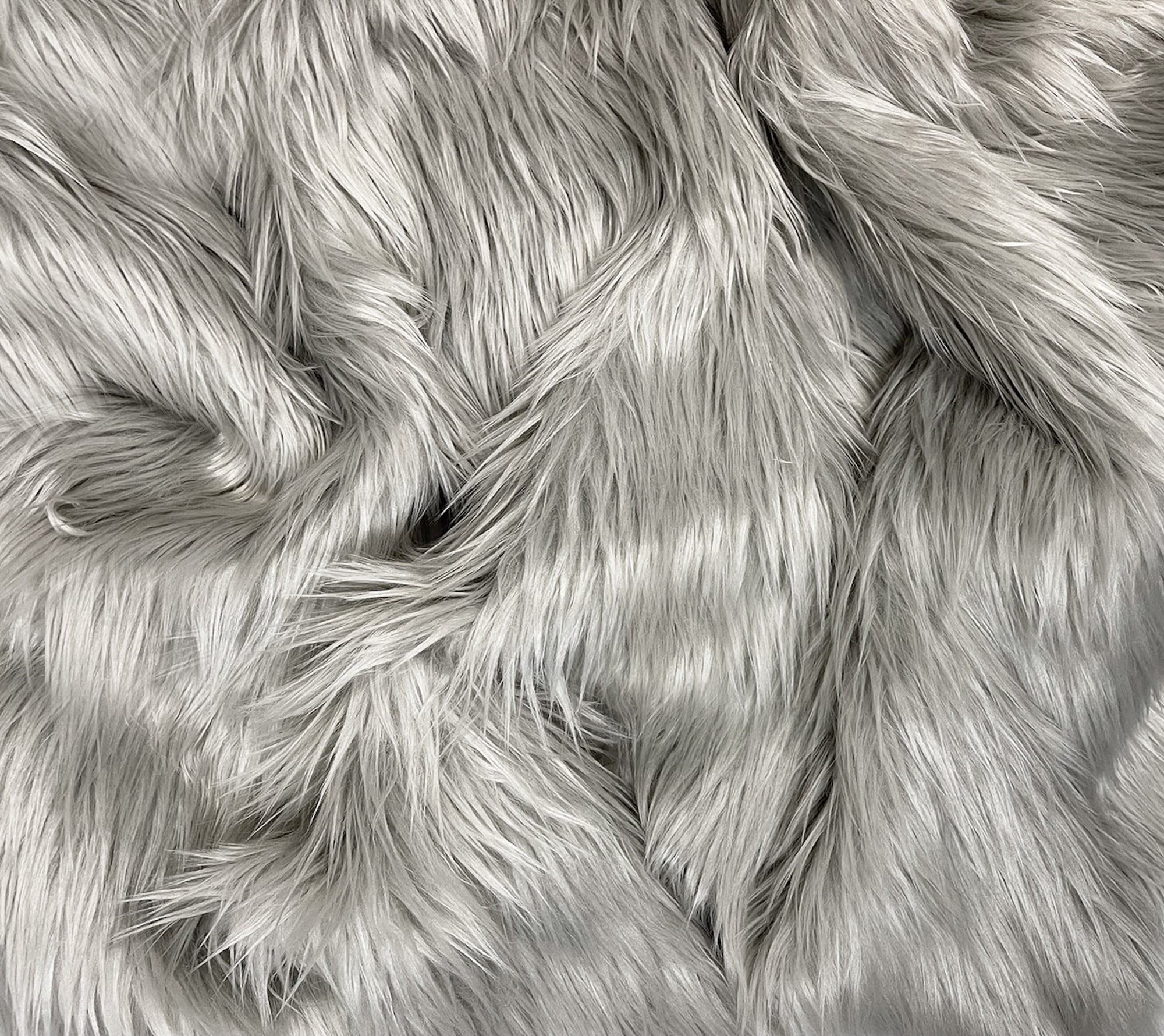 EOVEA Shaggy Faux Fur Fabric by The Yard - 18" X 60" Inch - Long Pile ...