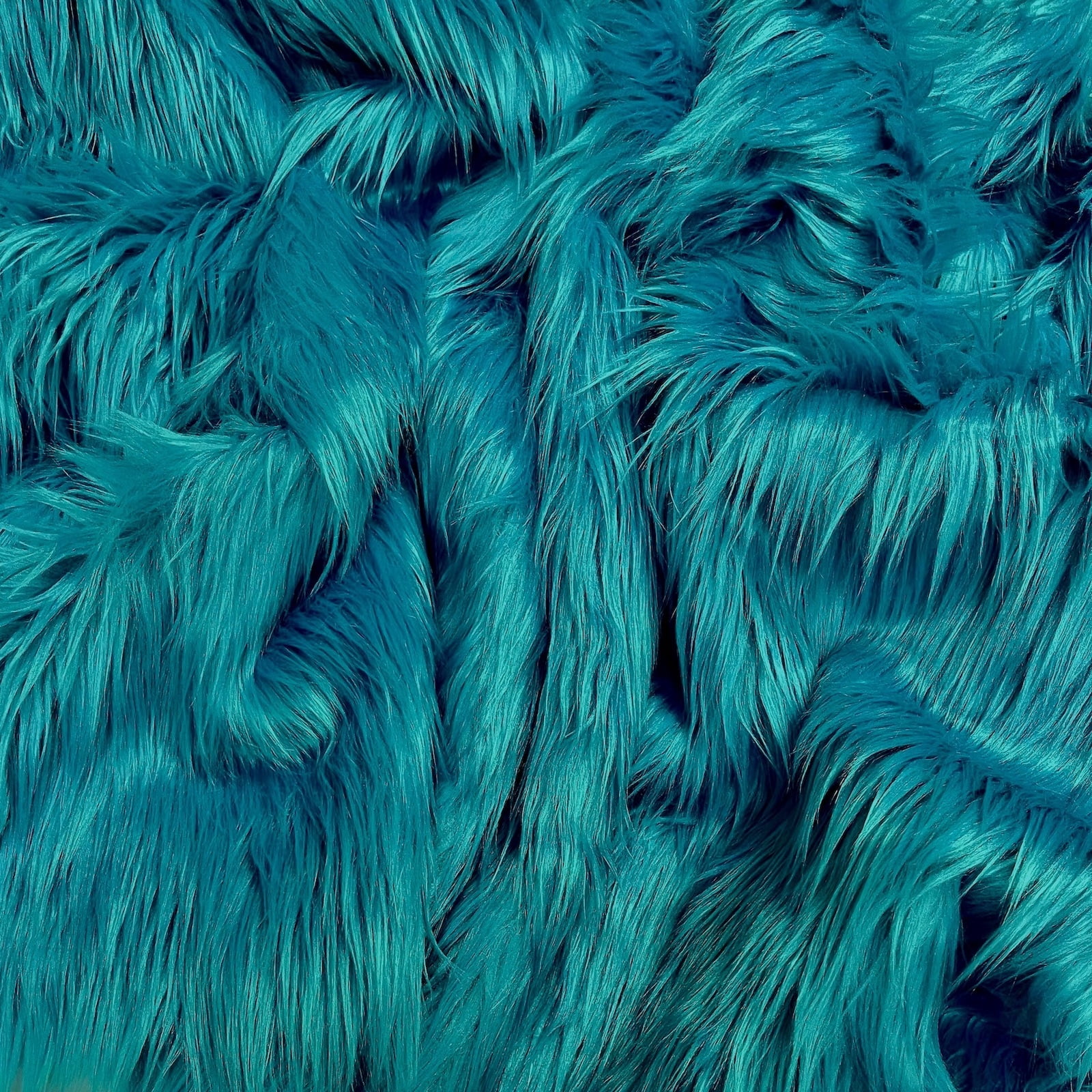 EOVEA Shaggy Faux Fur Fabric by The Yard - 180" X 60" Inch - Long Pile ...