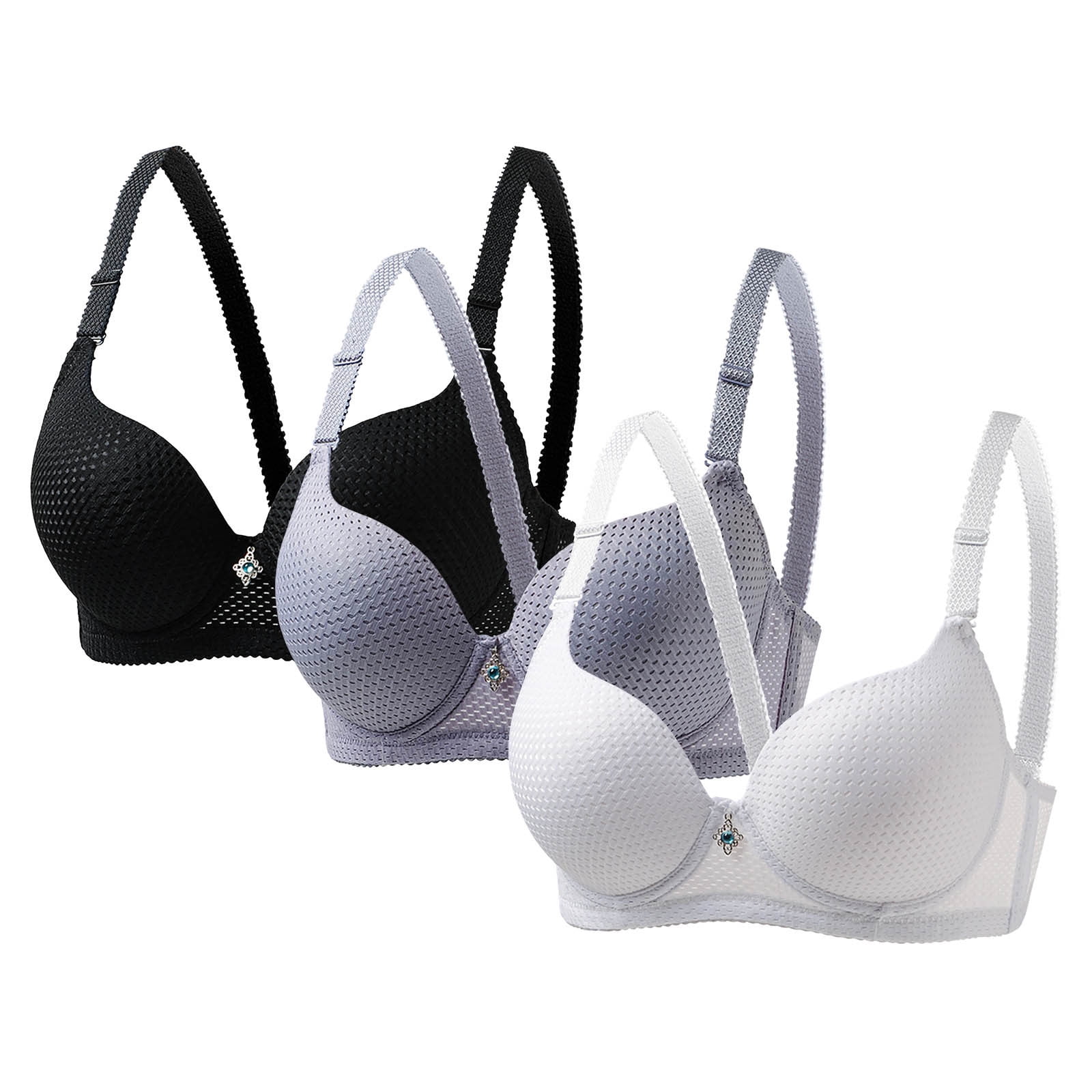 EOYWHK Balconette Bras for Women Plus Size Supportive Underwire Bras ...