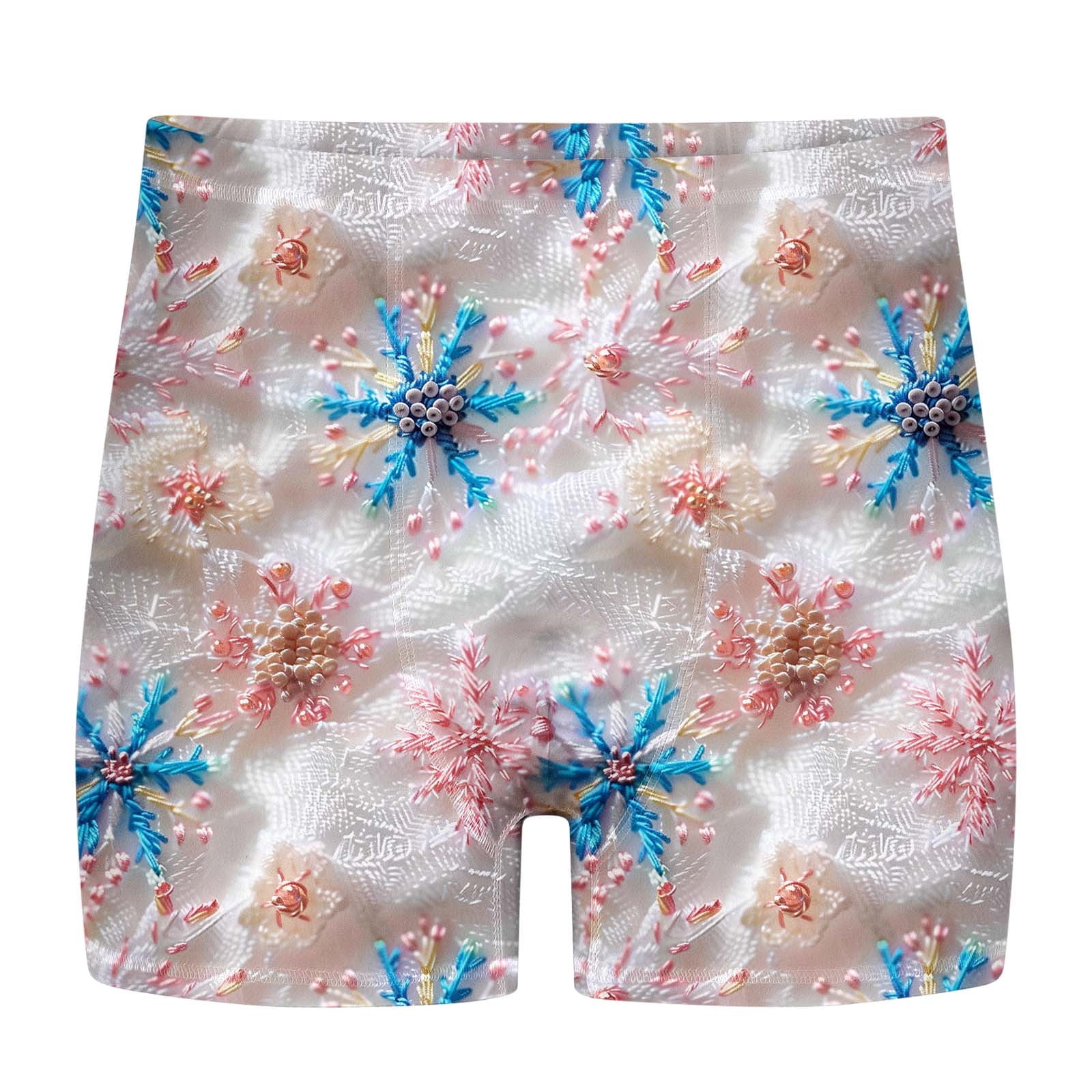 EOYWHK Big and Tall Boxer Briefs for Men,5" Inseam Christmas Print ...