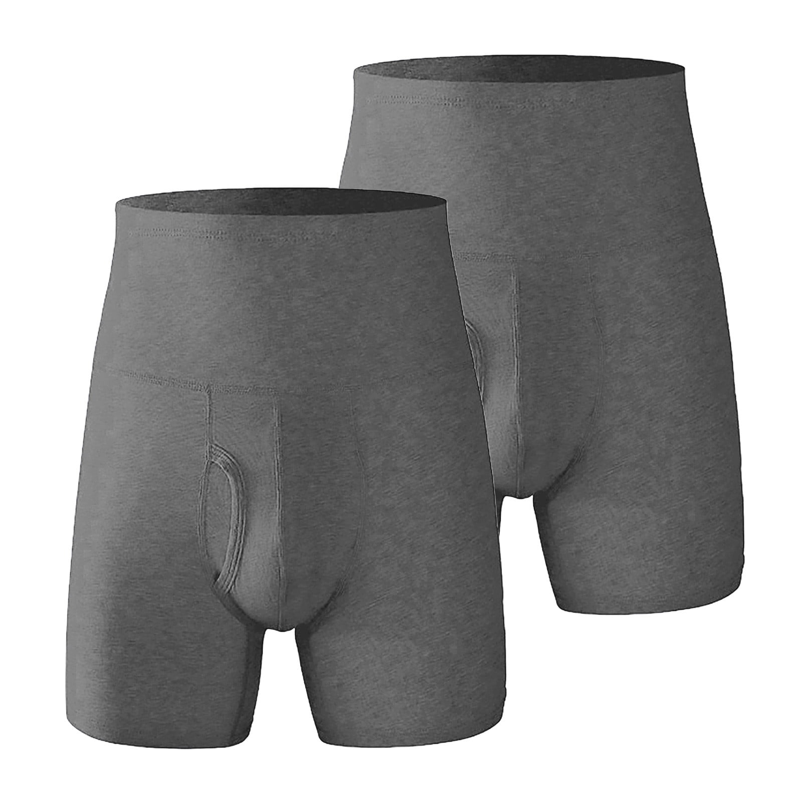 EOYWHK Mens Thermal Boxer Briefs Big and Tall High Waist Oversized ...