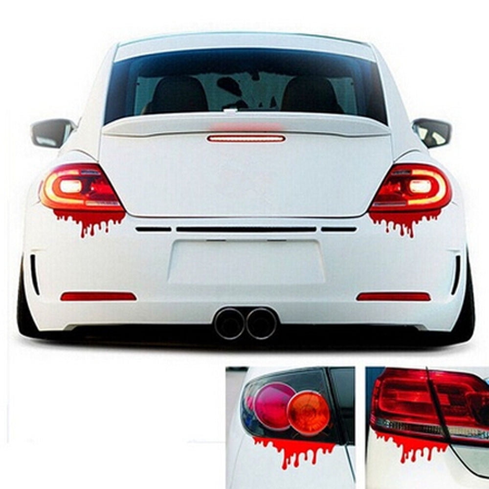 EOnmo Auto Parts Clearance Red Car Stickers Reflective Car Decals Light ...