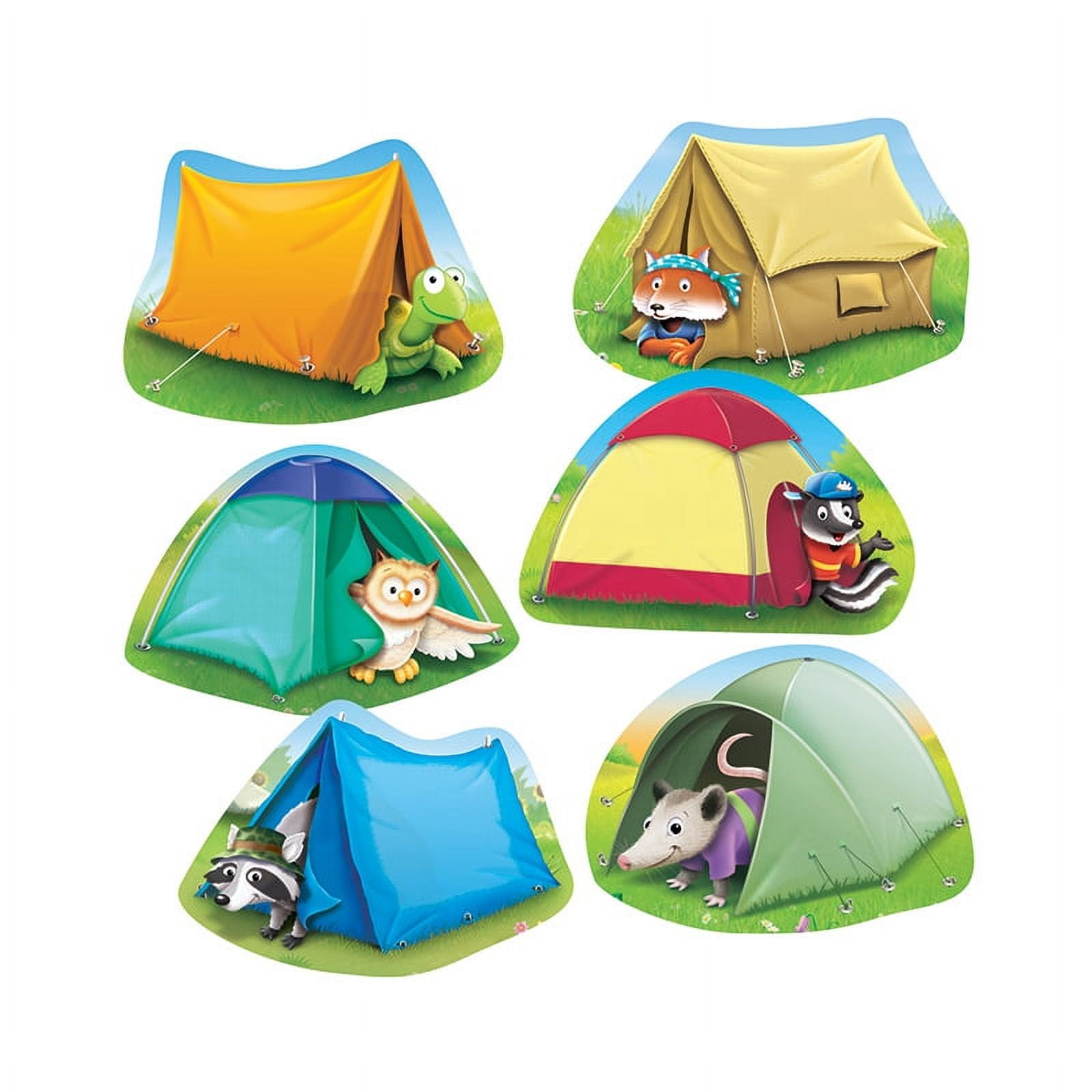 EP-3185R - Camping Critters Accents by Edupress - Walmart.com