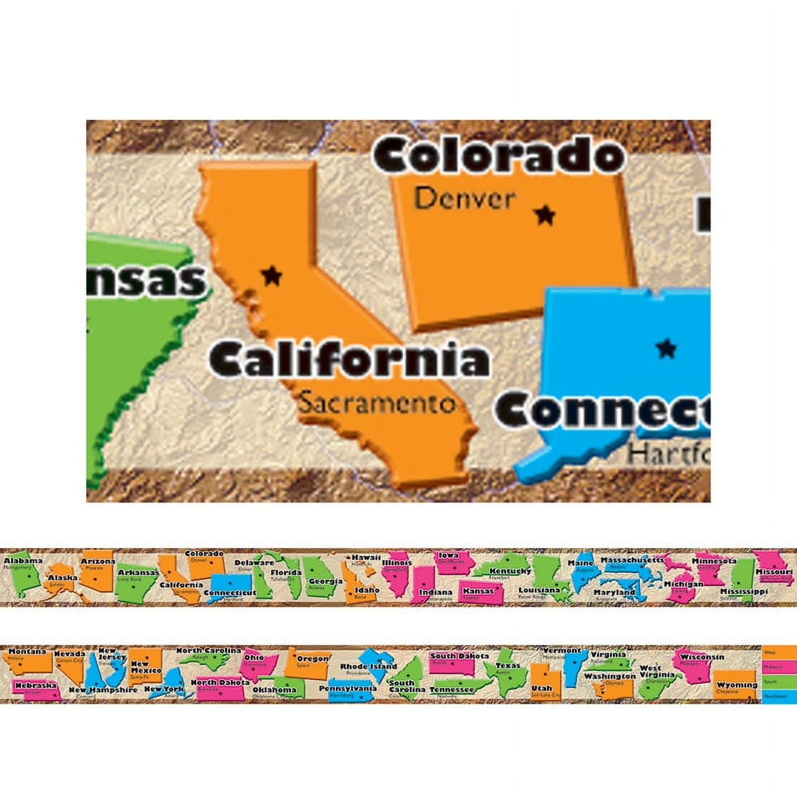 EP-3329 - 50 States Spotlight Border by Edupress - Walmart.com